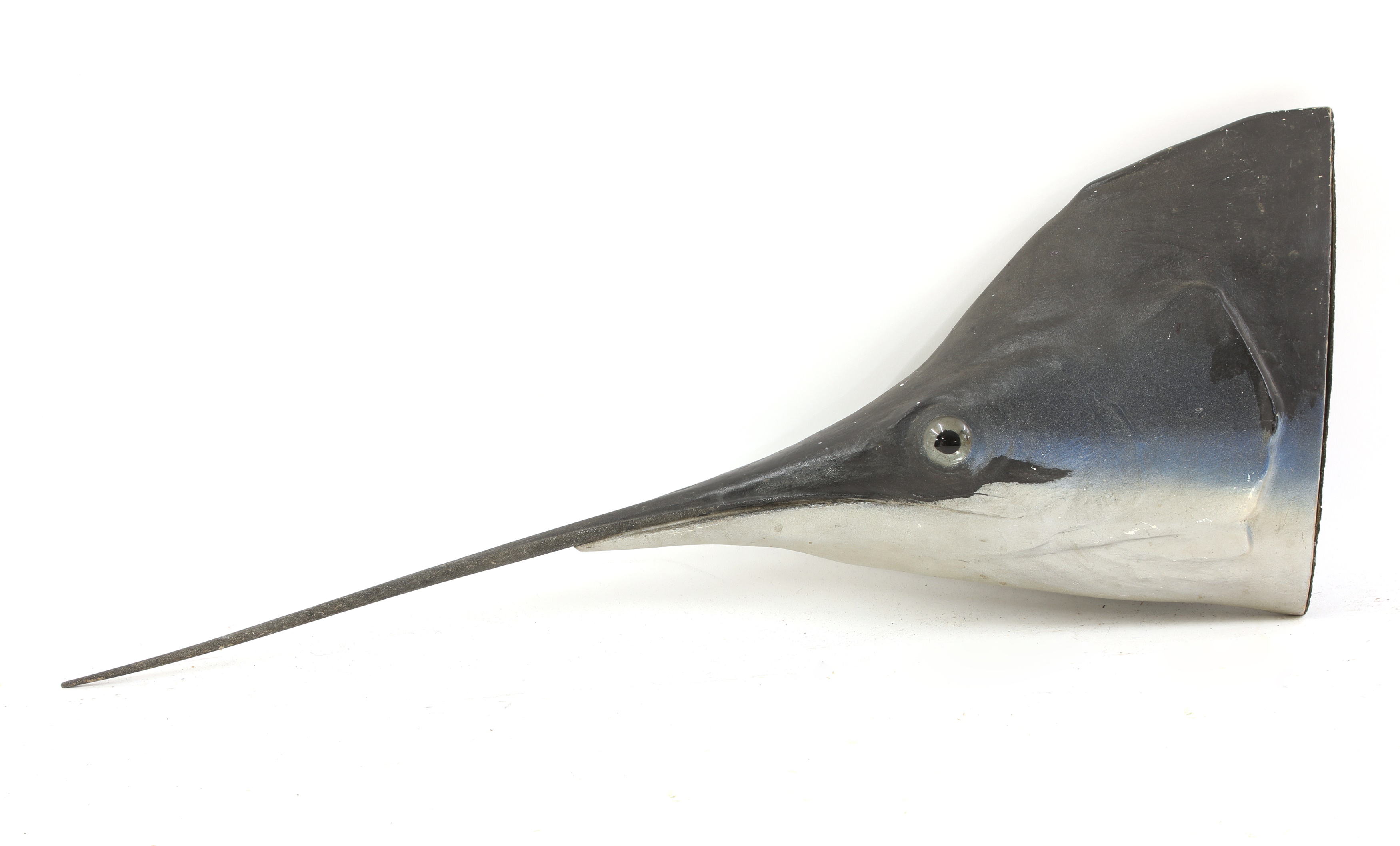Lot 318 - A taxidermy marlin fish head mount,