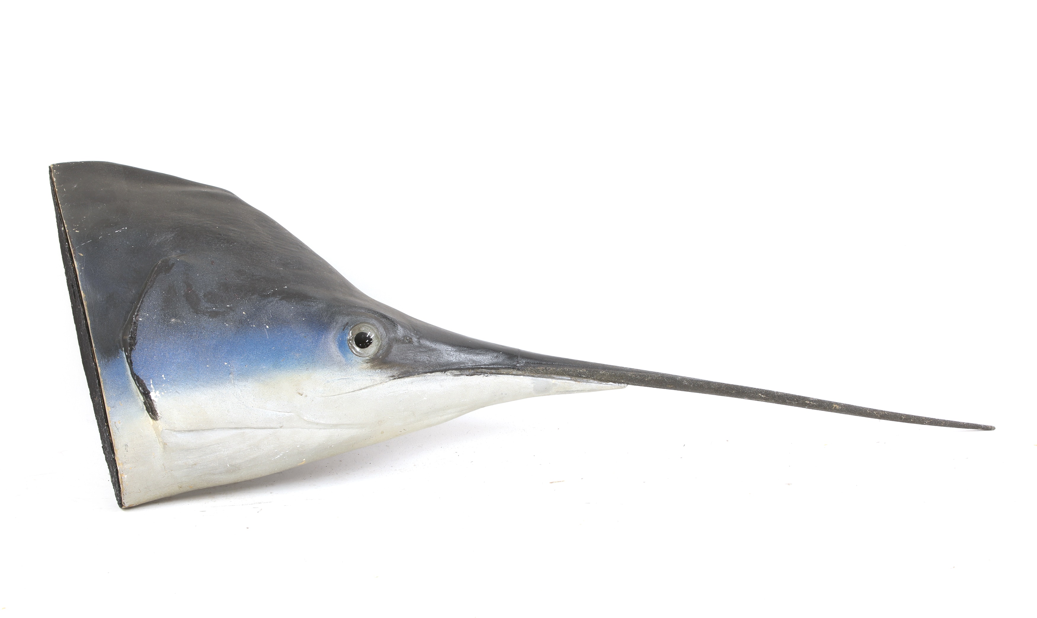 Lot 318 - A taxidermy marlin fish head mount,