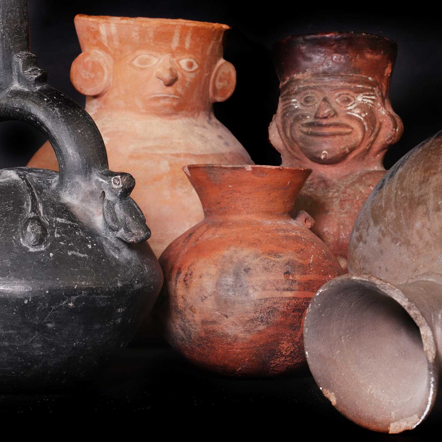 Lot 107 - Pre-Columbian pottery and later,