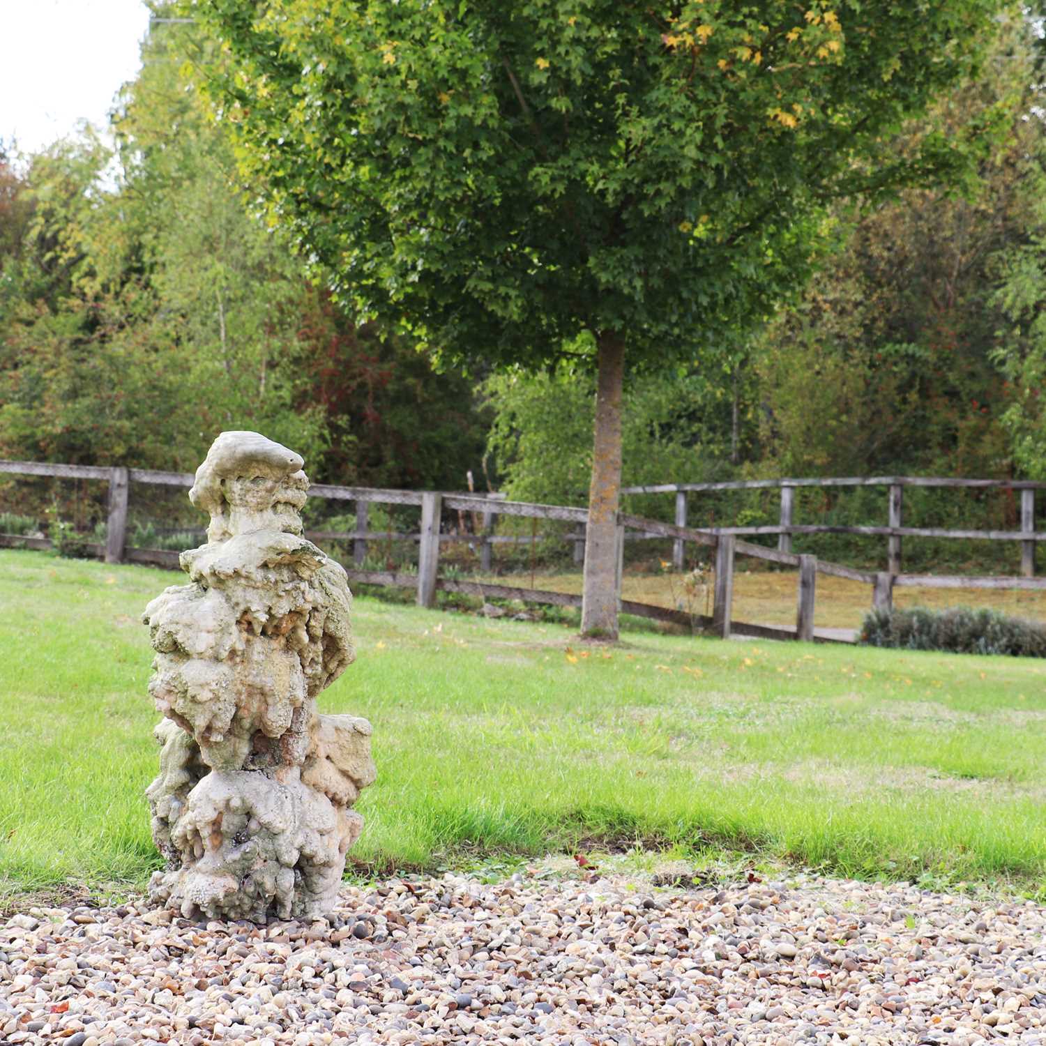 Lot 301 - A large piece of bleached stalagmite