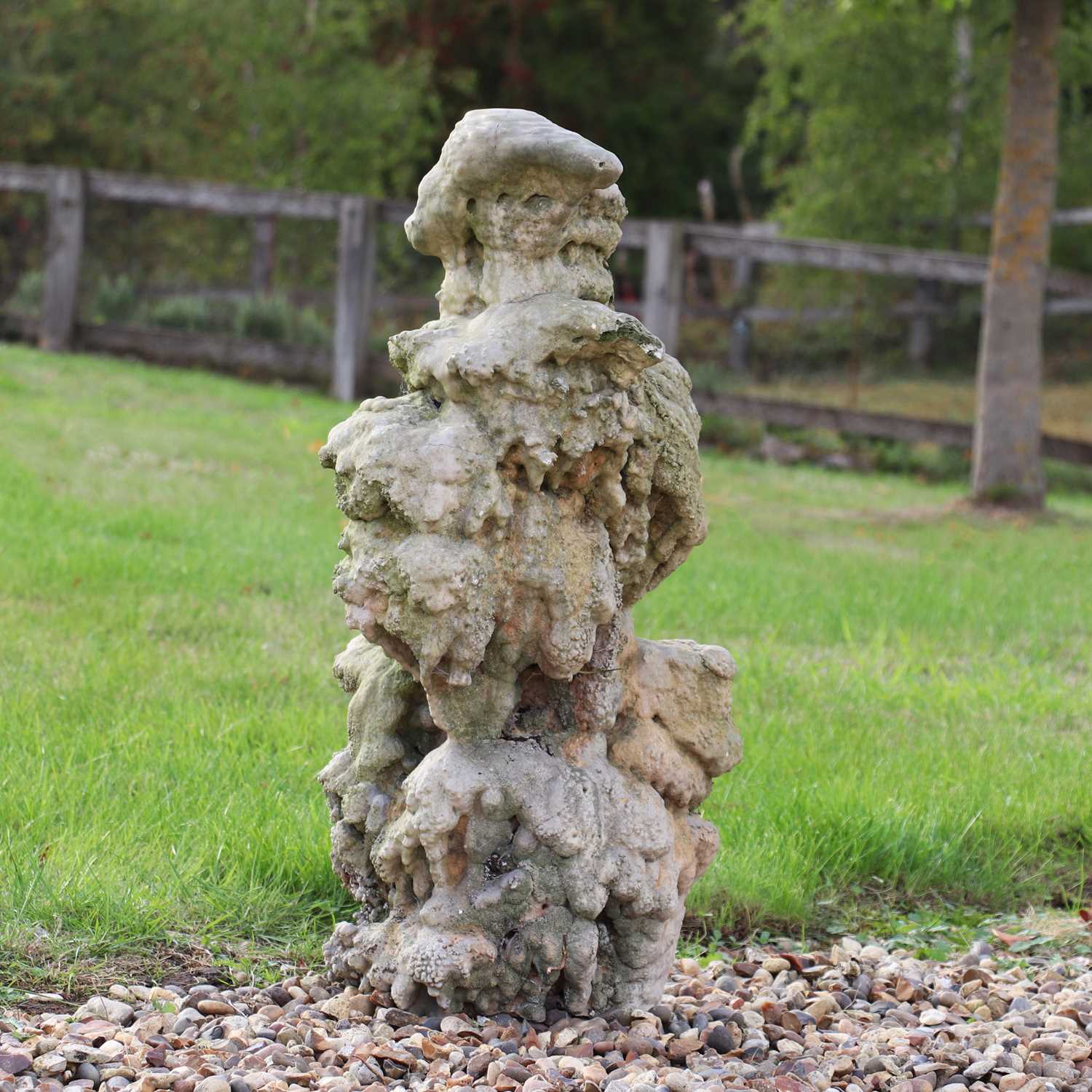Lot 301 - A large piece of bleached stalagmite