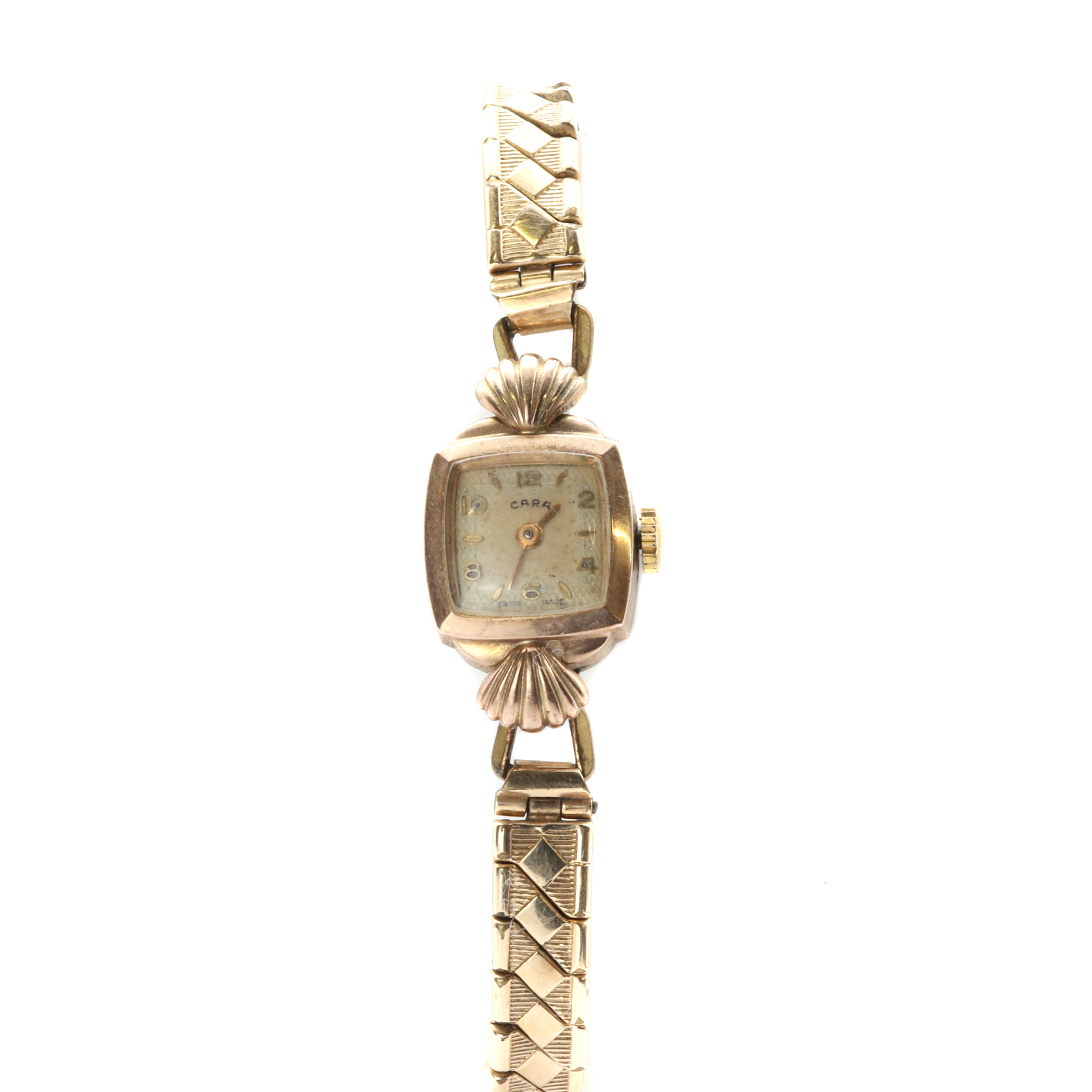 Lot 1421 - A ladies' 9ct gold Enicar mechanical