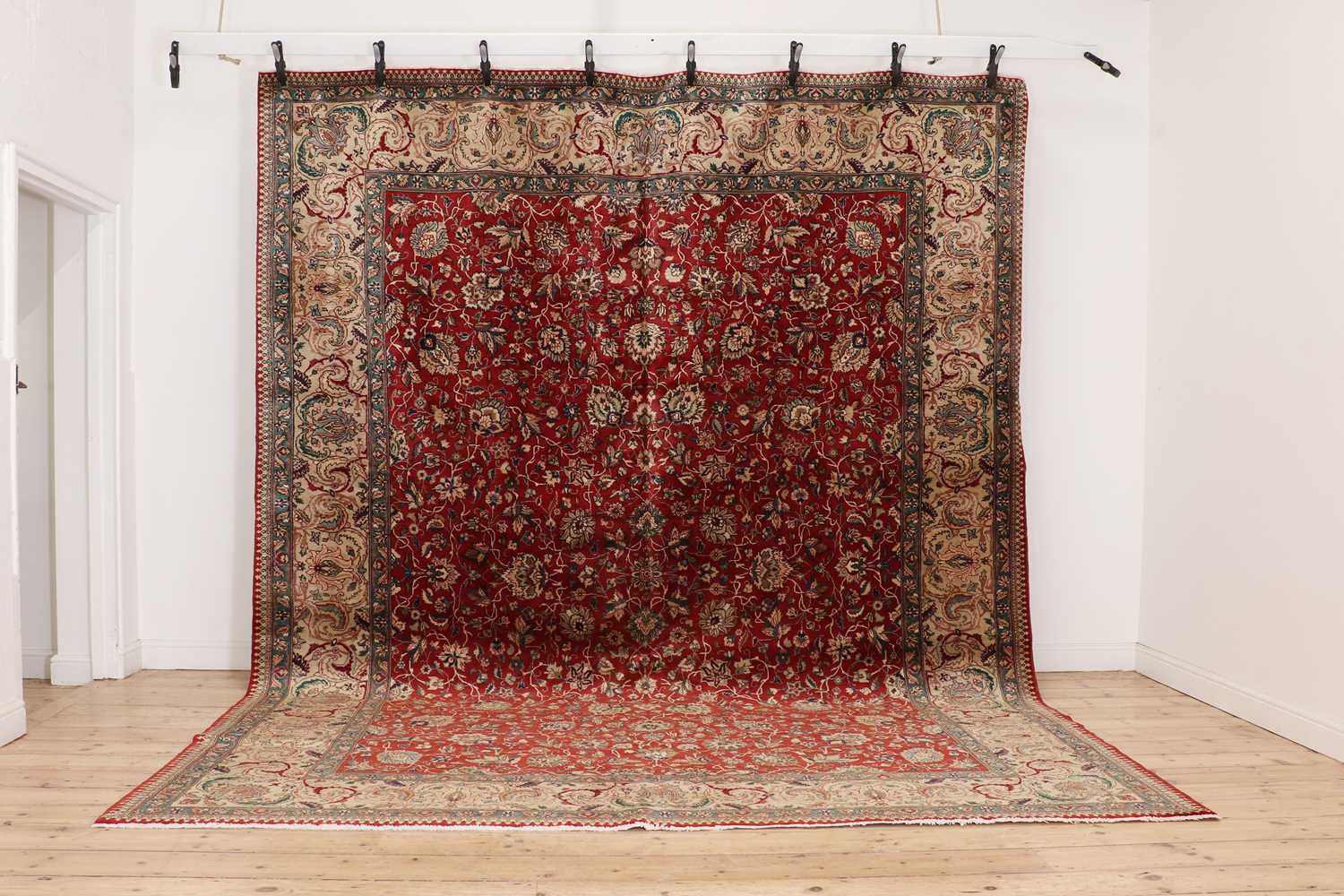 Lot 246 - A Persian wool rug,