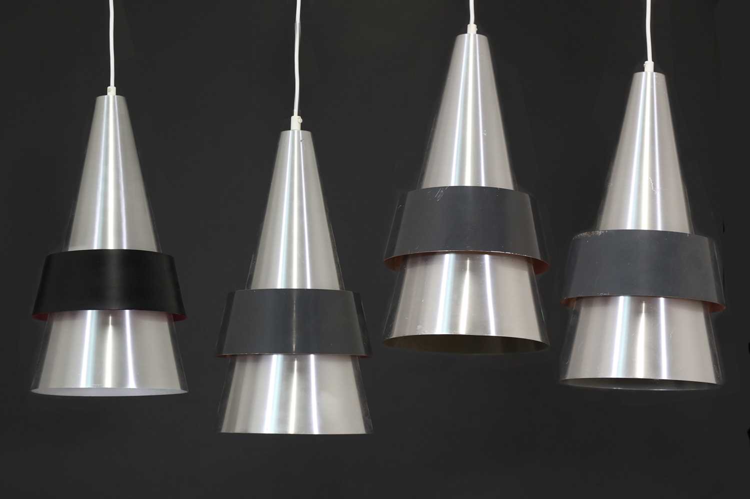 Lot 362 - Four Danish 'Corona' ceiling lamps,
