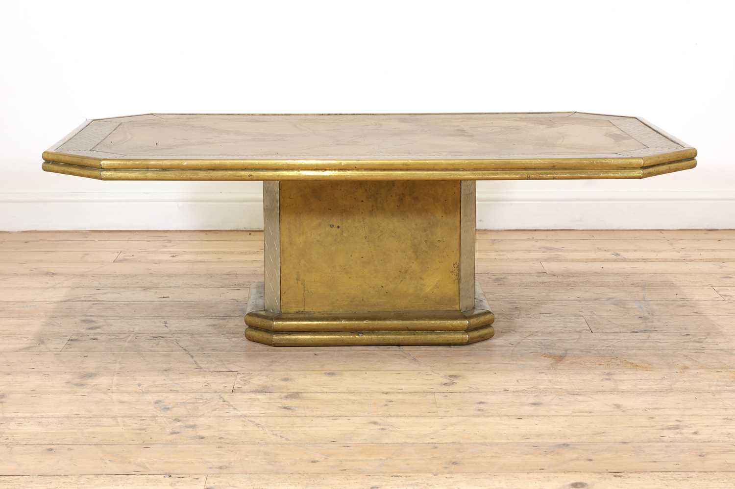 Lot 480 - A Spanish bicolour coffee table