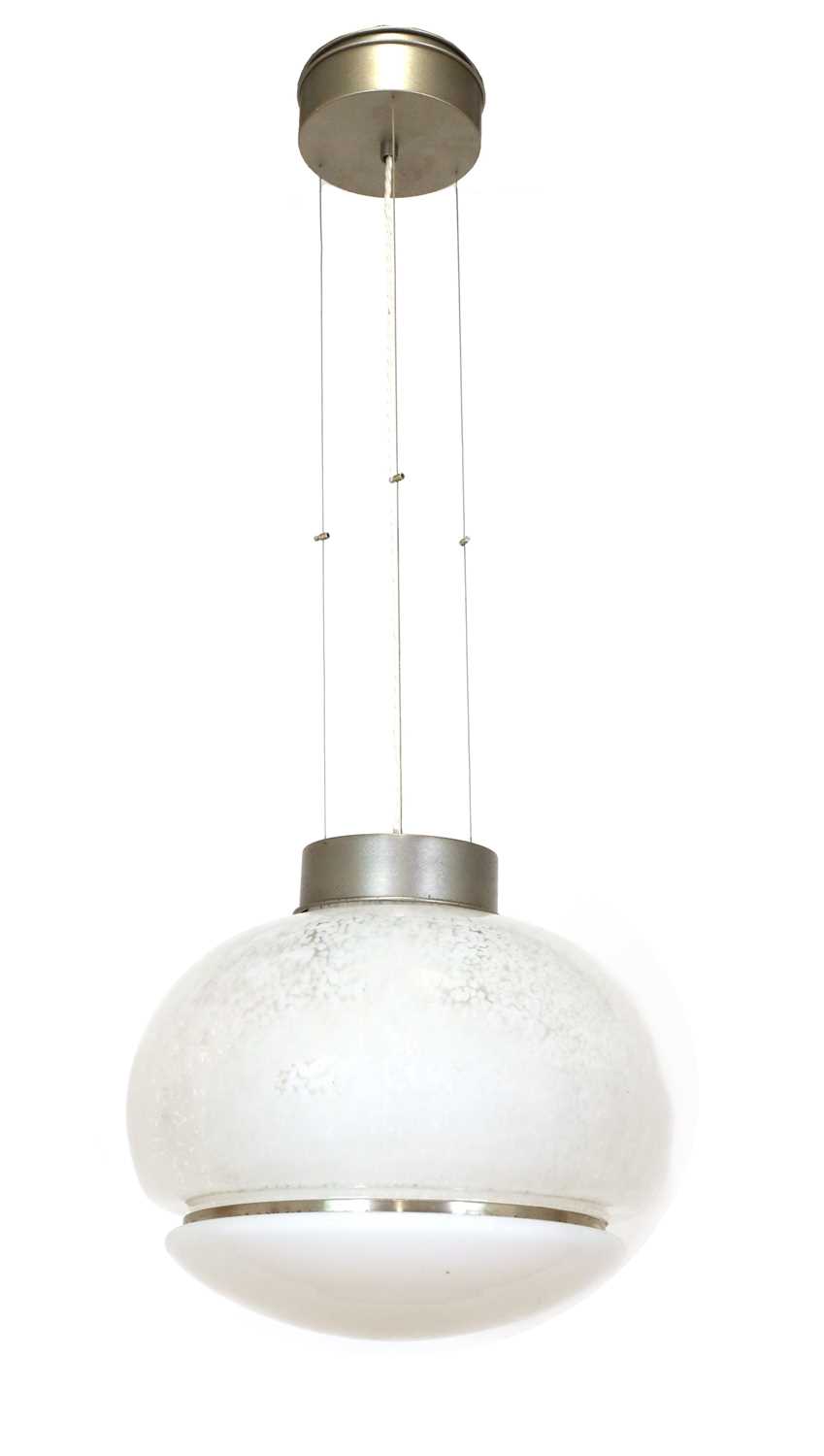 Lot 481 - A large Murano glass sphere ceiling light,