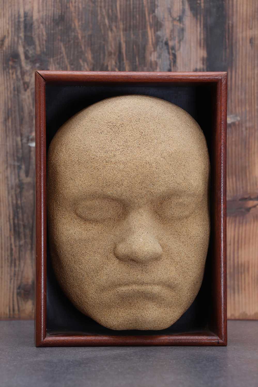 Lot 400 - A painted composite death mask,