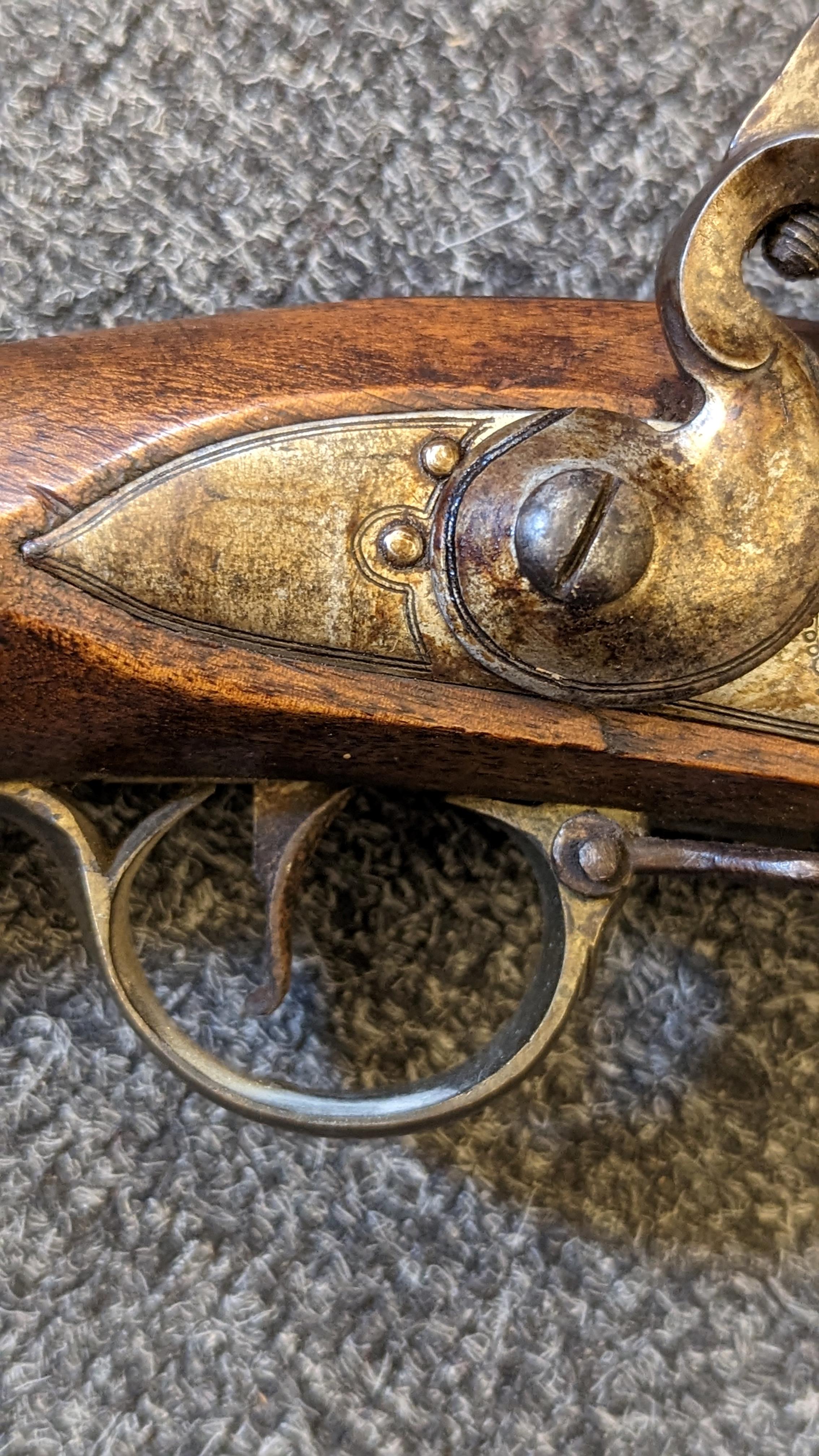Lot 104 - A Flintlock 'Brown Bess' tower musket with