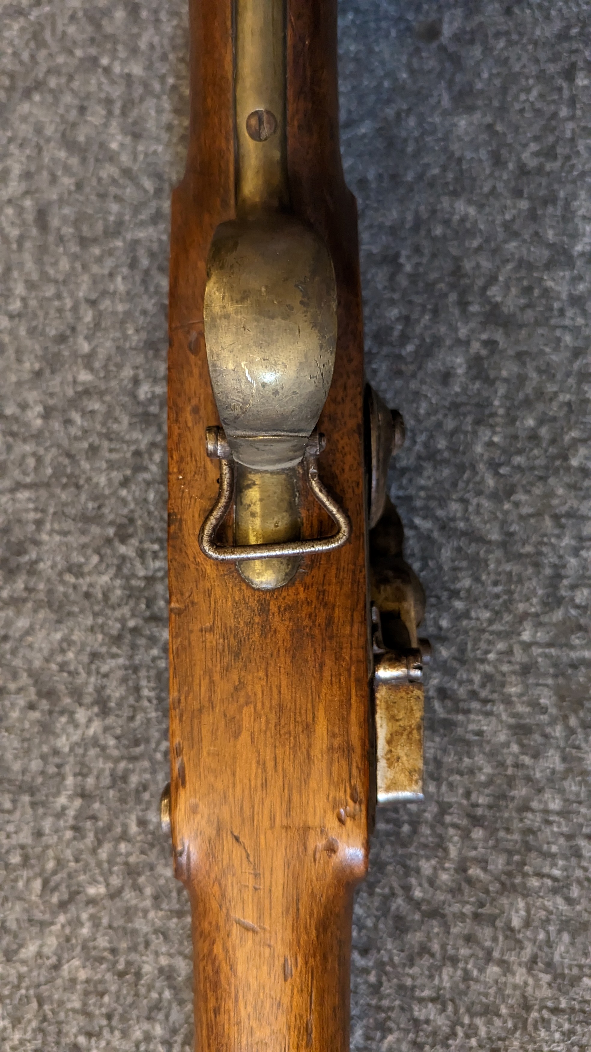 Lot 104 - A Flintlock 'Brown Bess' tower musket with