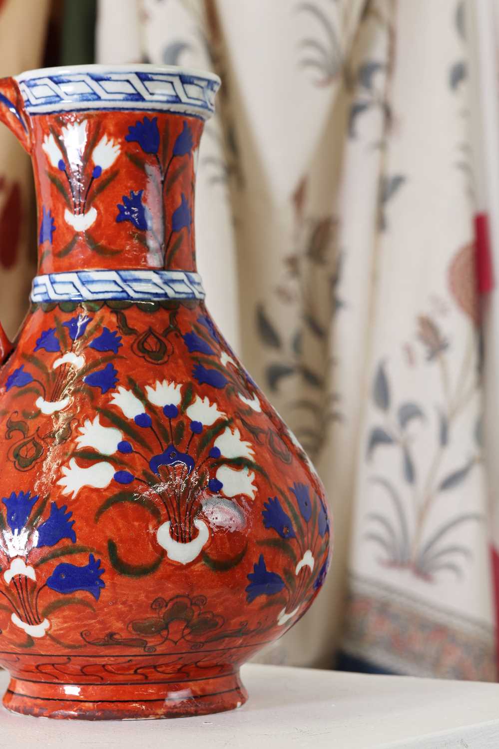 Lot 169 - A Samson porcelain Iznik-style jug,