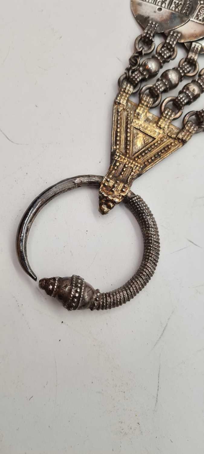 Lot 77 - A collection of Omani silver items