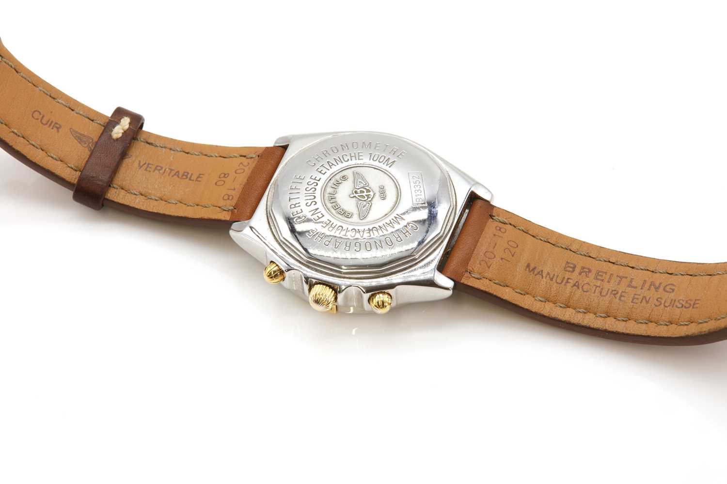 Lot 538 - A gentlemen's bi-colour Breitling