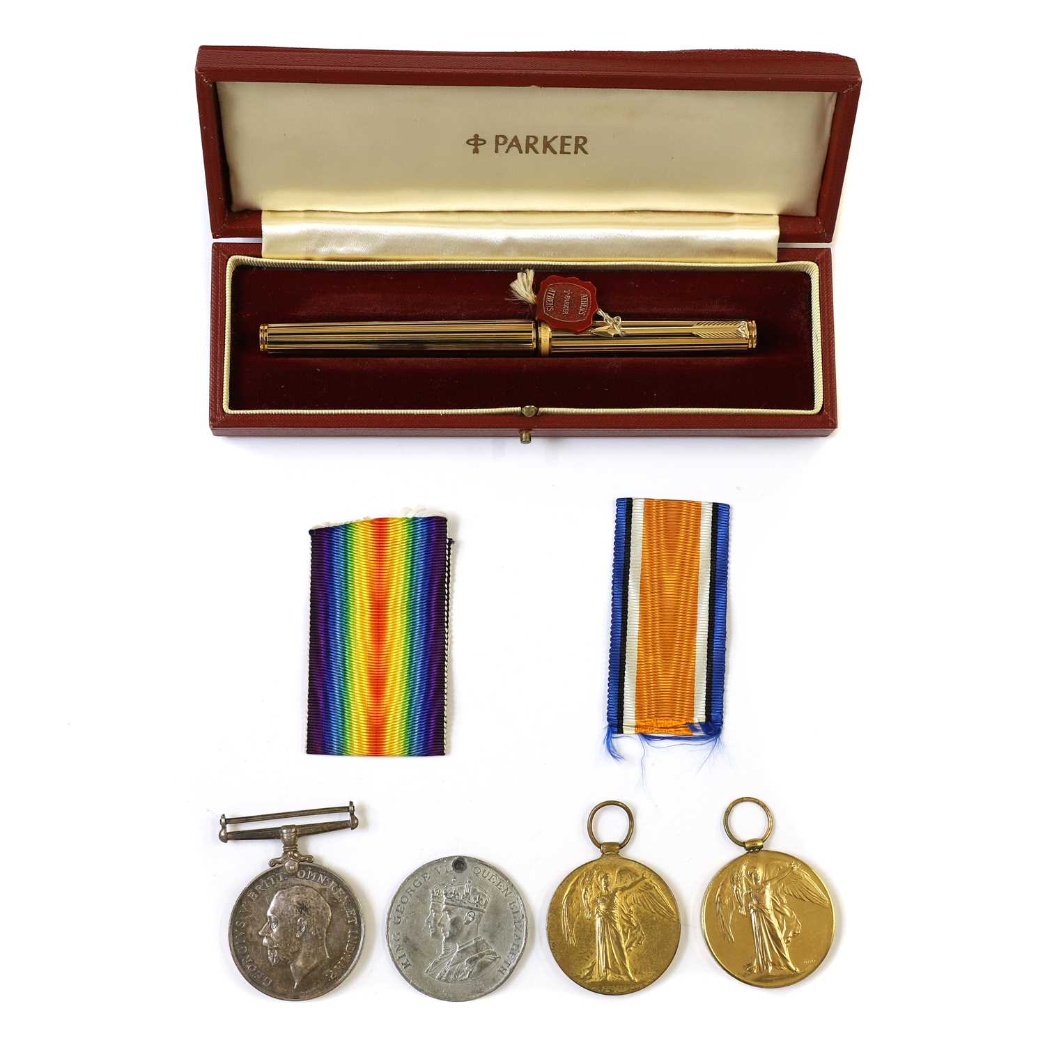 Lot 294 A Gold Plated Parker Fountain Pen lot-294-a-gold-plated-parker-fountain-pen