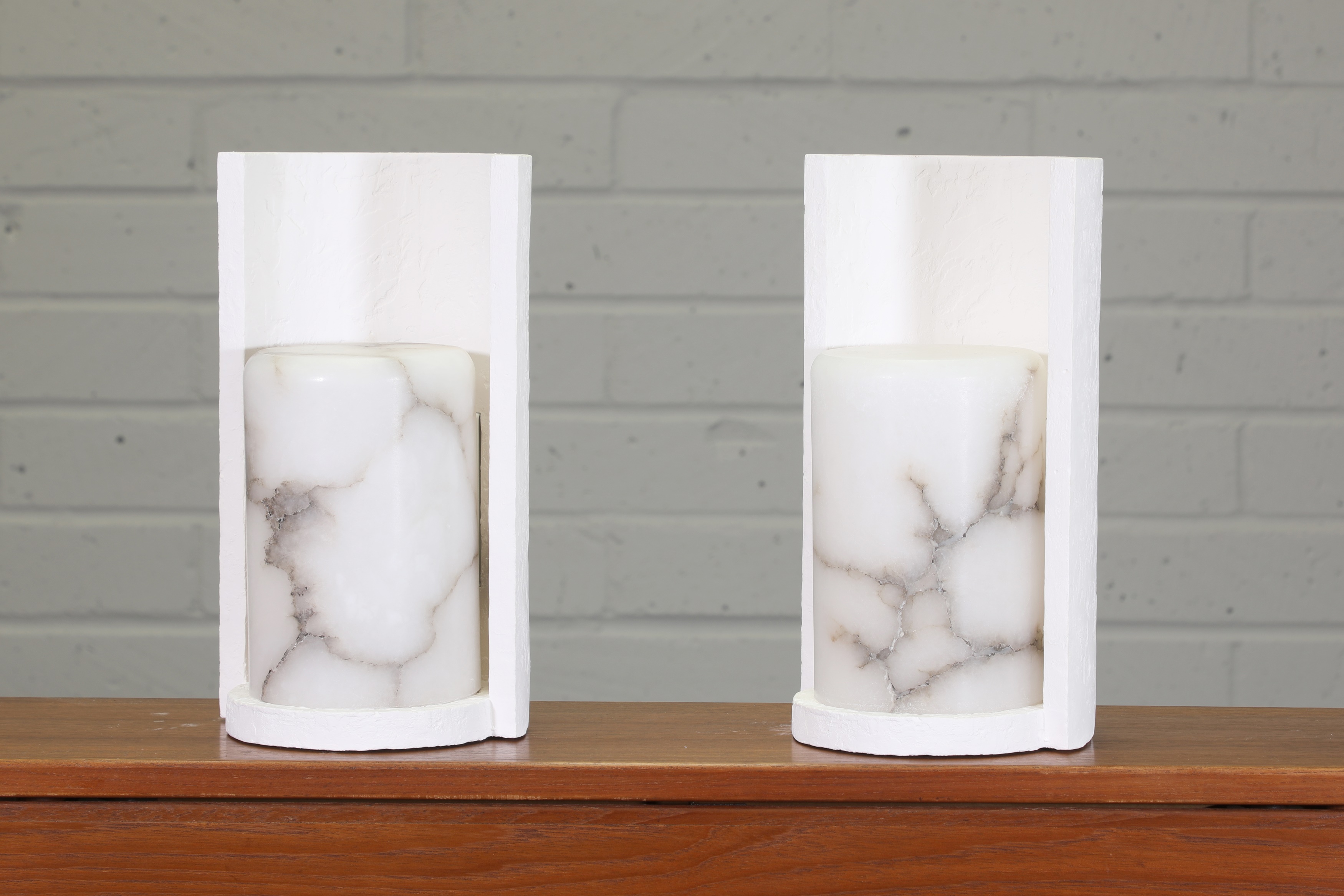 Lot 619 - A pair of Garnier et Linker 'Cyrus' wall