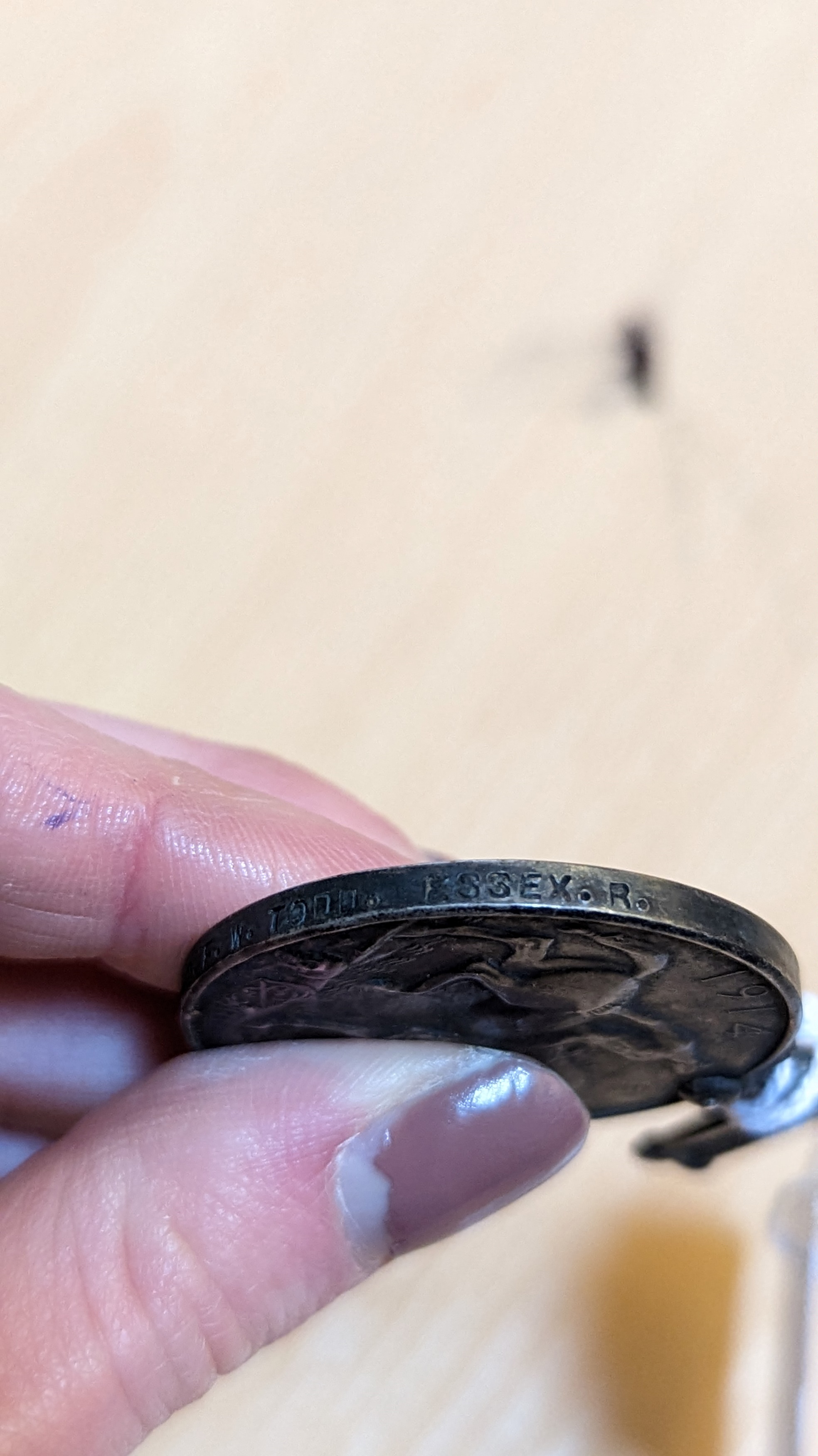 Lot 161 - A bronze WWI death penny