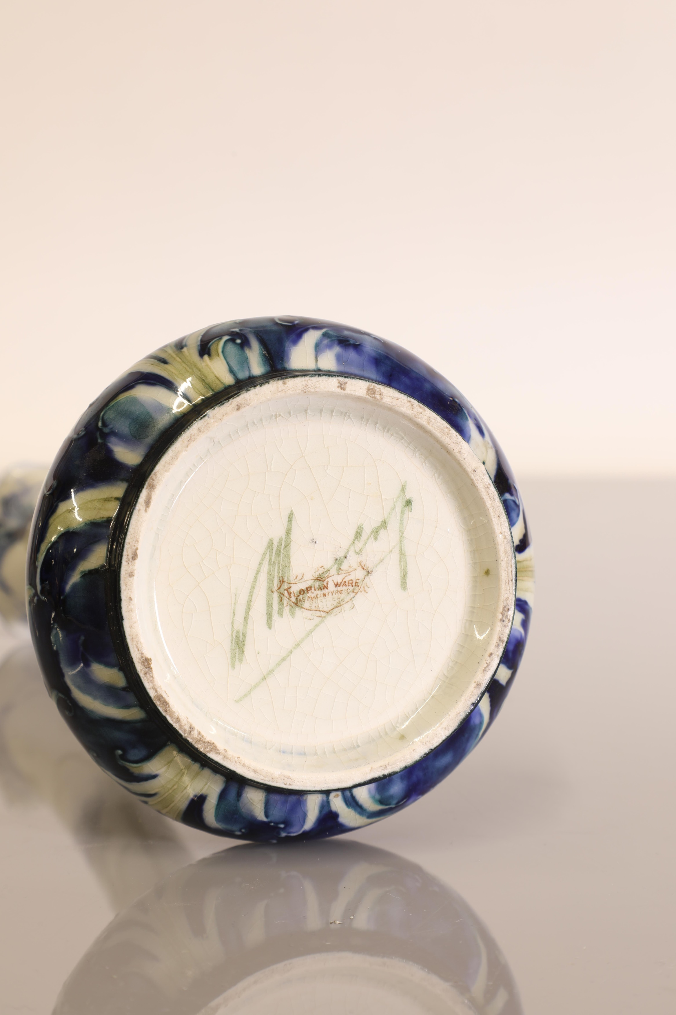 Lot 110 - A James Macintyre Florian Ware vase