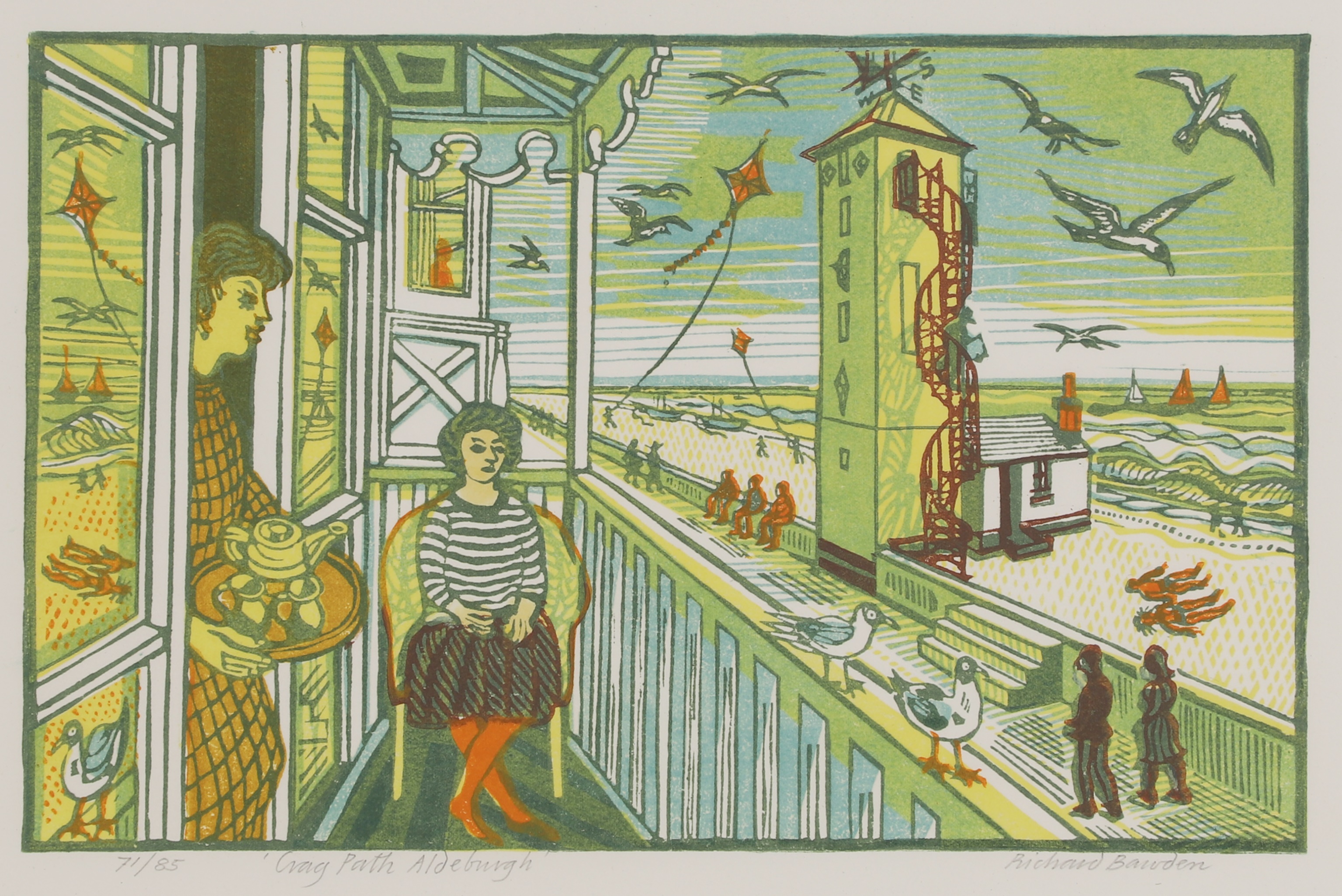 Lot 213 - Richard Bawden RWS NEAC RE (b.1936)