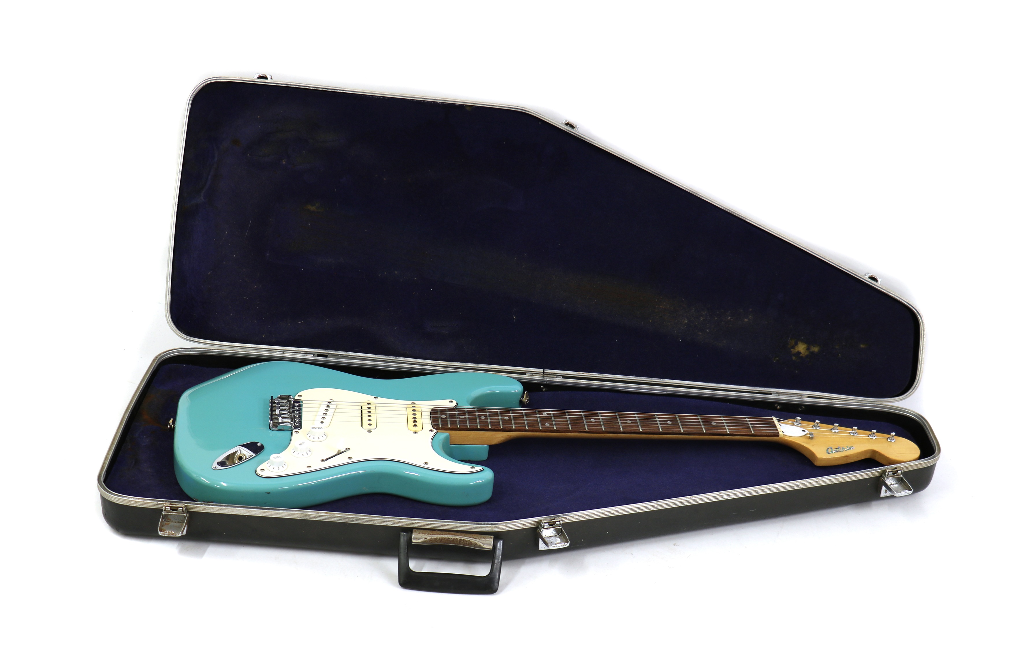Lot 262 - An Antoria Stratocaster style electric