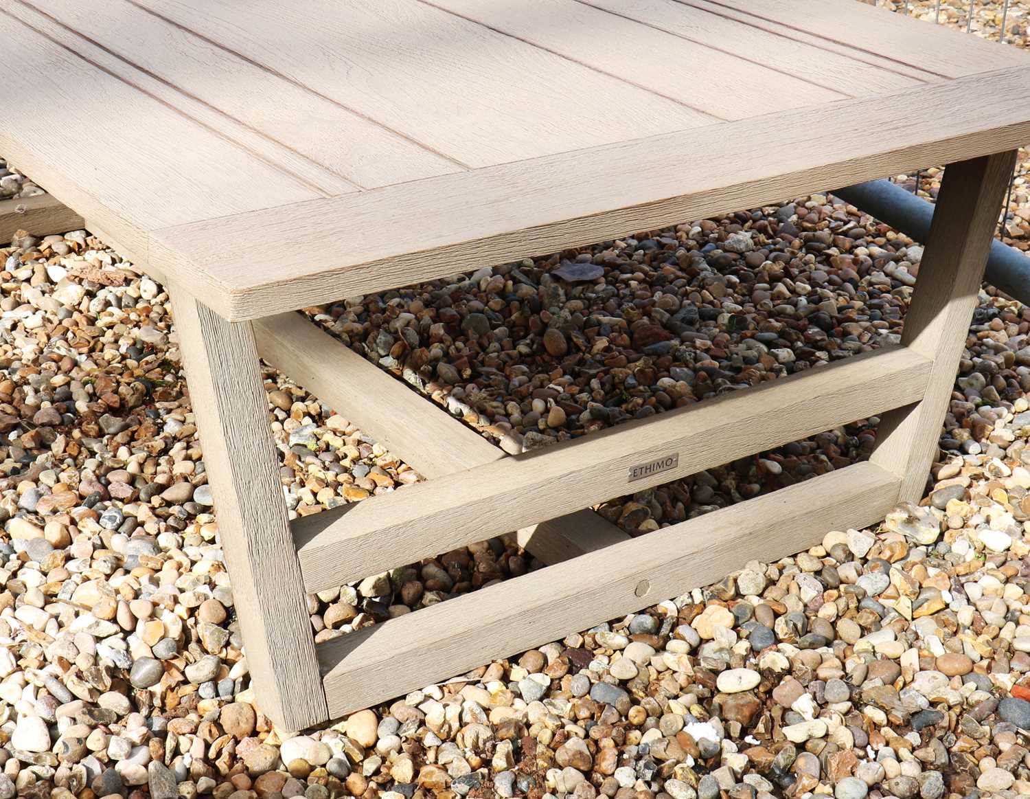 Lot 553 - An Italian 'Costes' pickled teak coffee