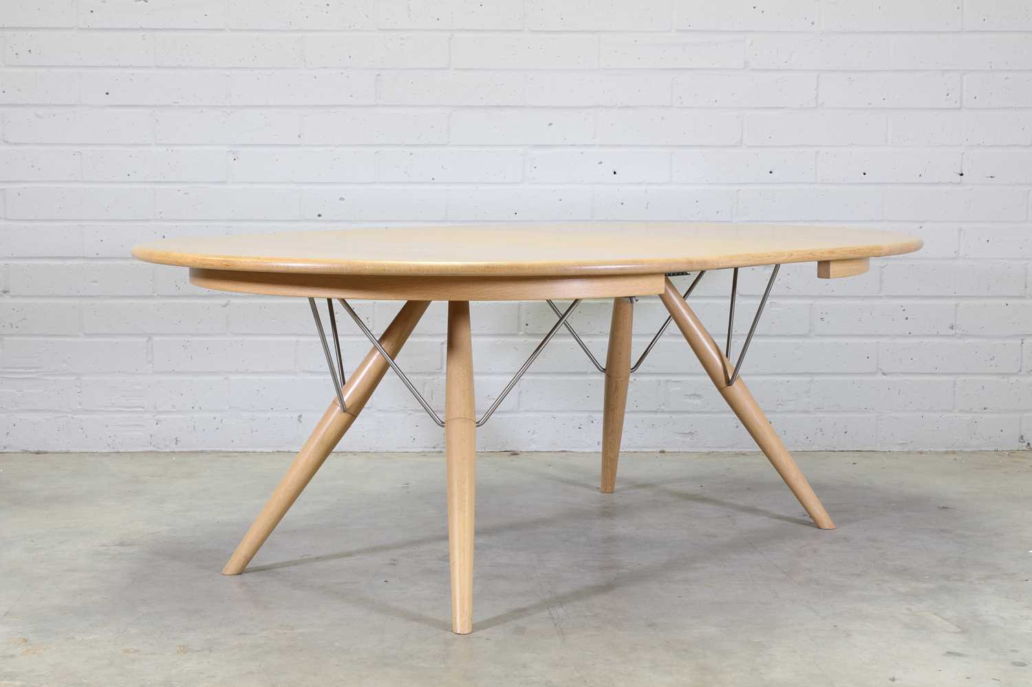 Lot 524 - A Danish oak 'PP75' dining table,