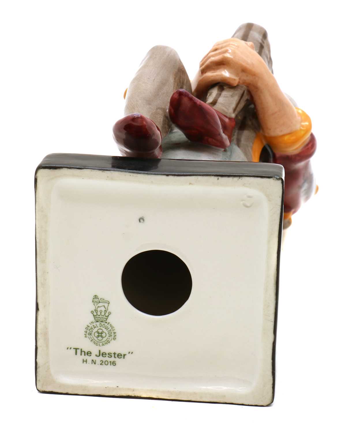 Lot 231 - A Royal Doulton Jester figure,