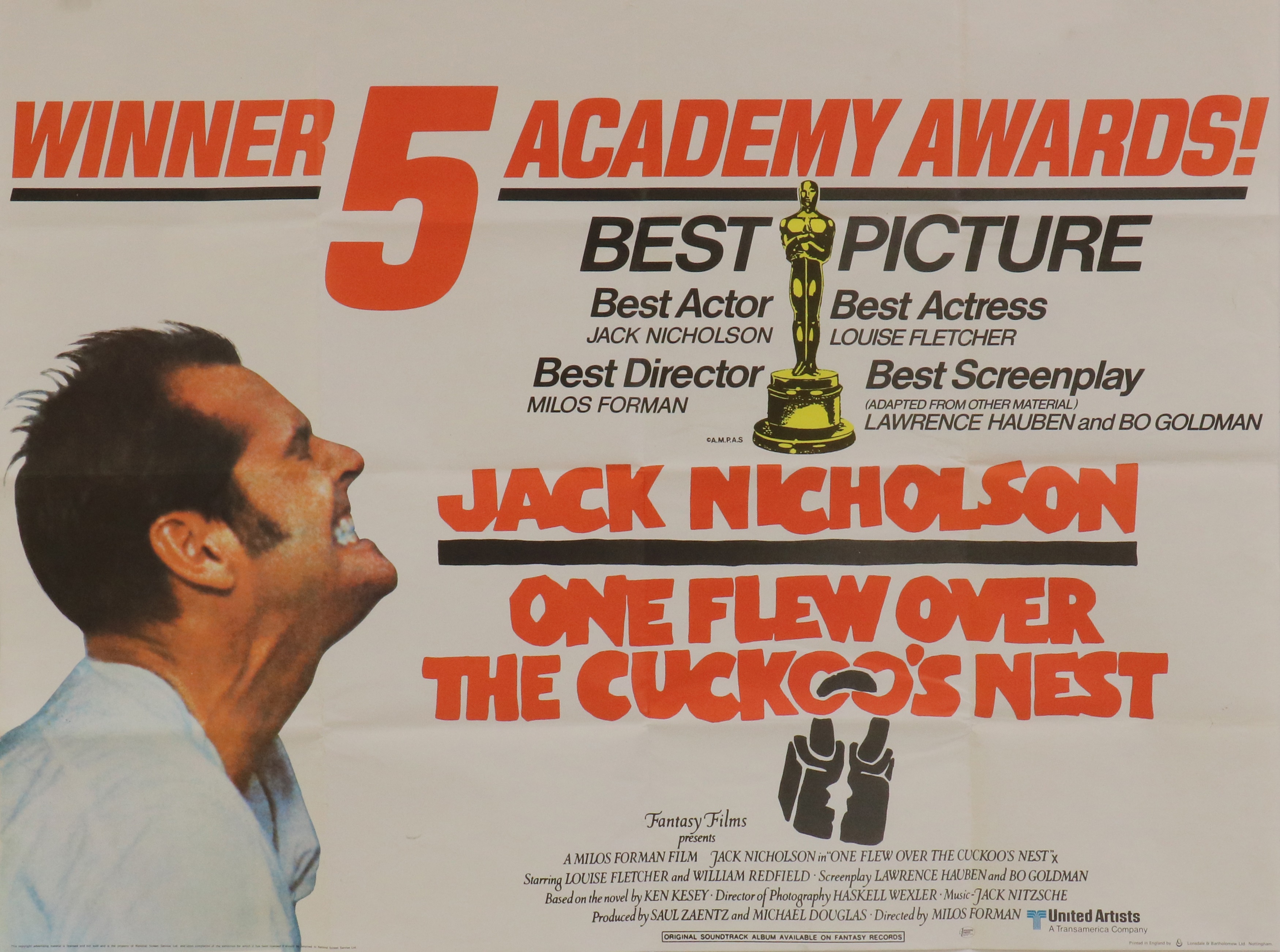 Lot 305 - Five British Quad film posters,