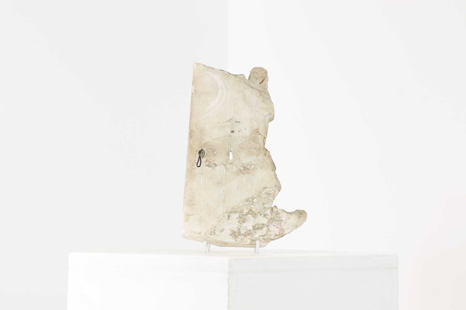 Lot 68 - A Nottingham alabaster relief fragment,