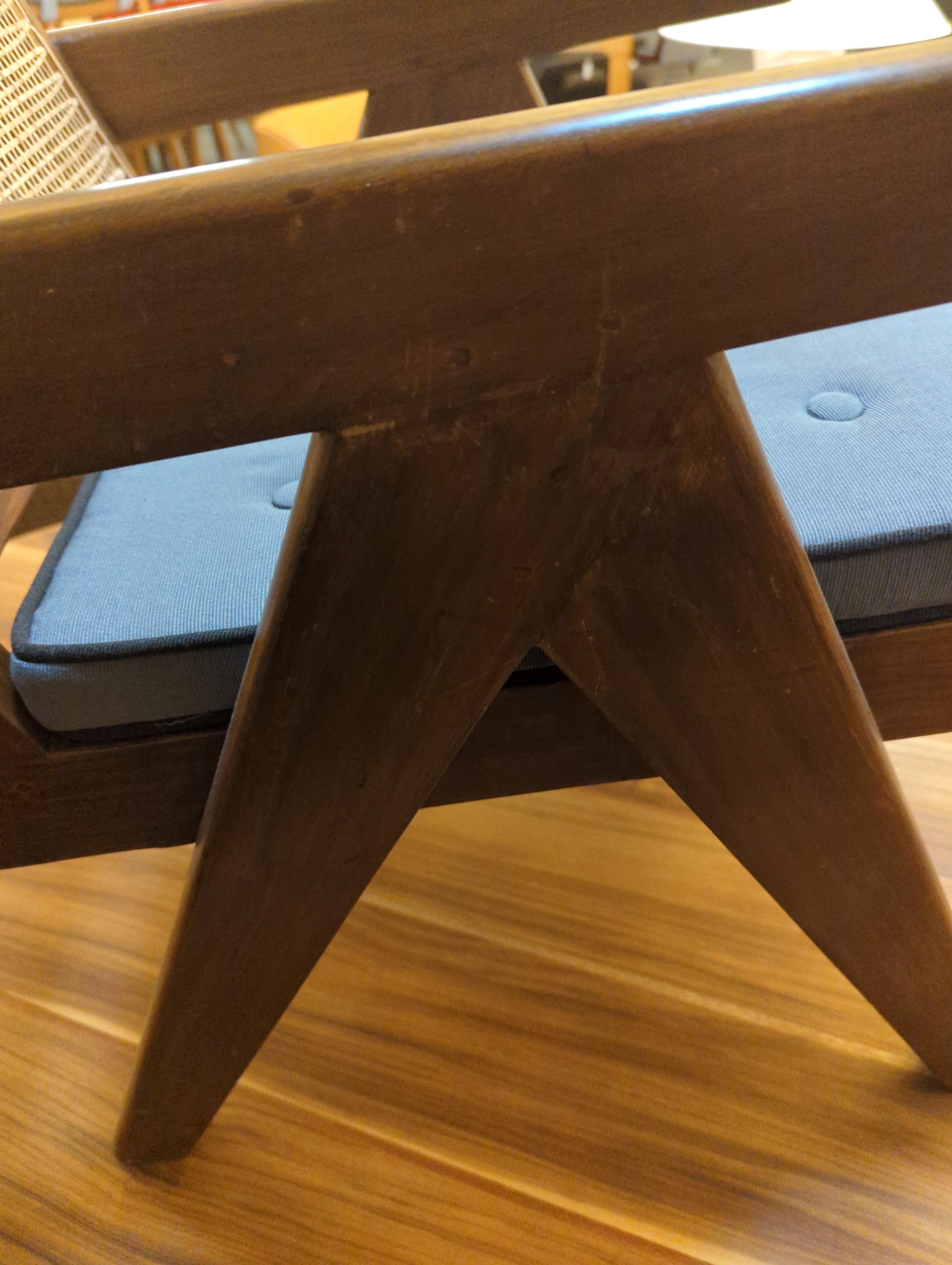 Lot 320 - A pair of teak 'Low Easy Chair' armchairs,