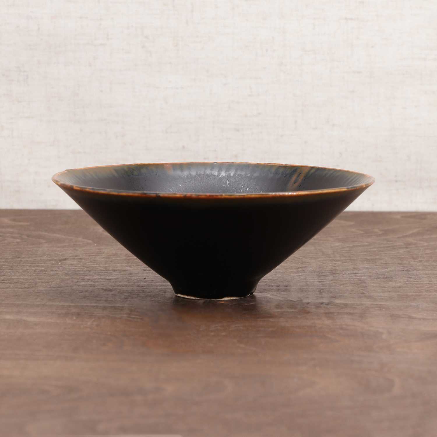 Lot 20 - A Chinese black-glazed bowl,