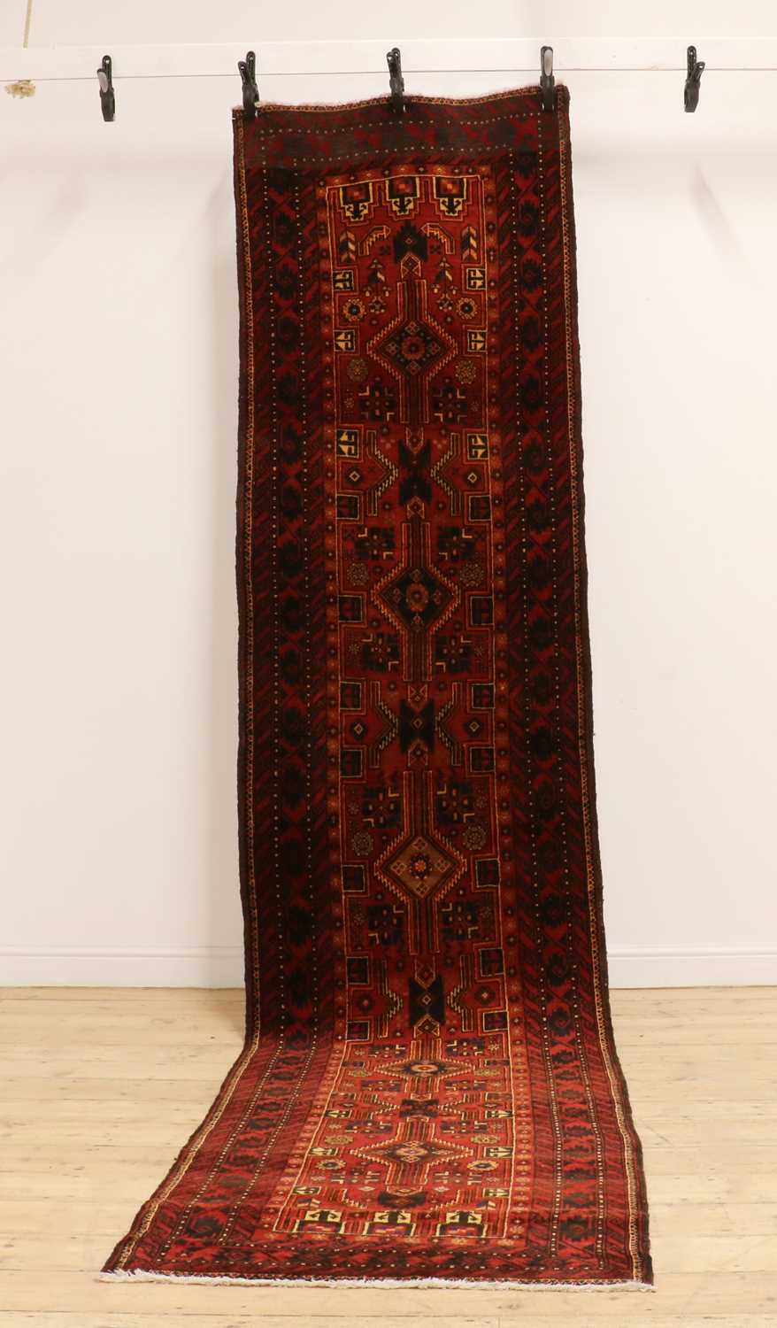 Lot 376 - A Baluchi runner