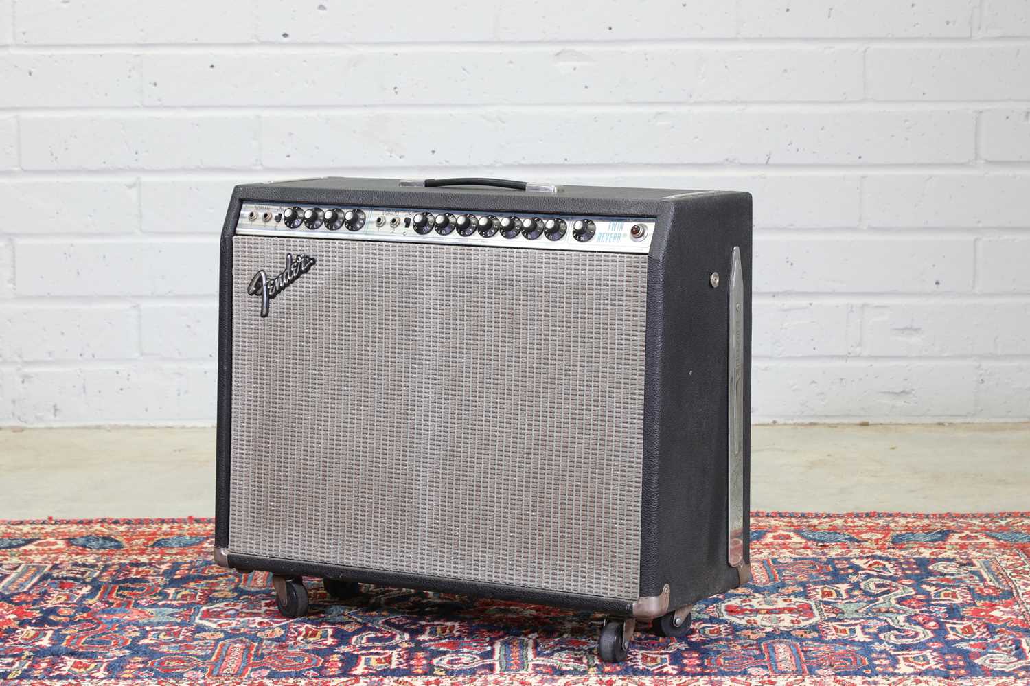 Lot 240 - A 1977 Fender Twin Reverb Silverface guitar
