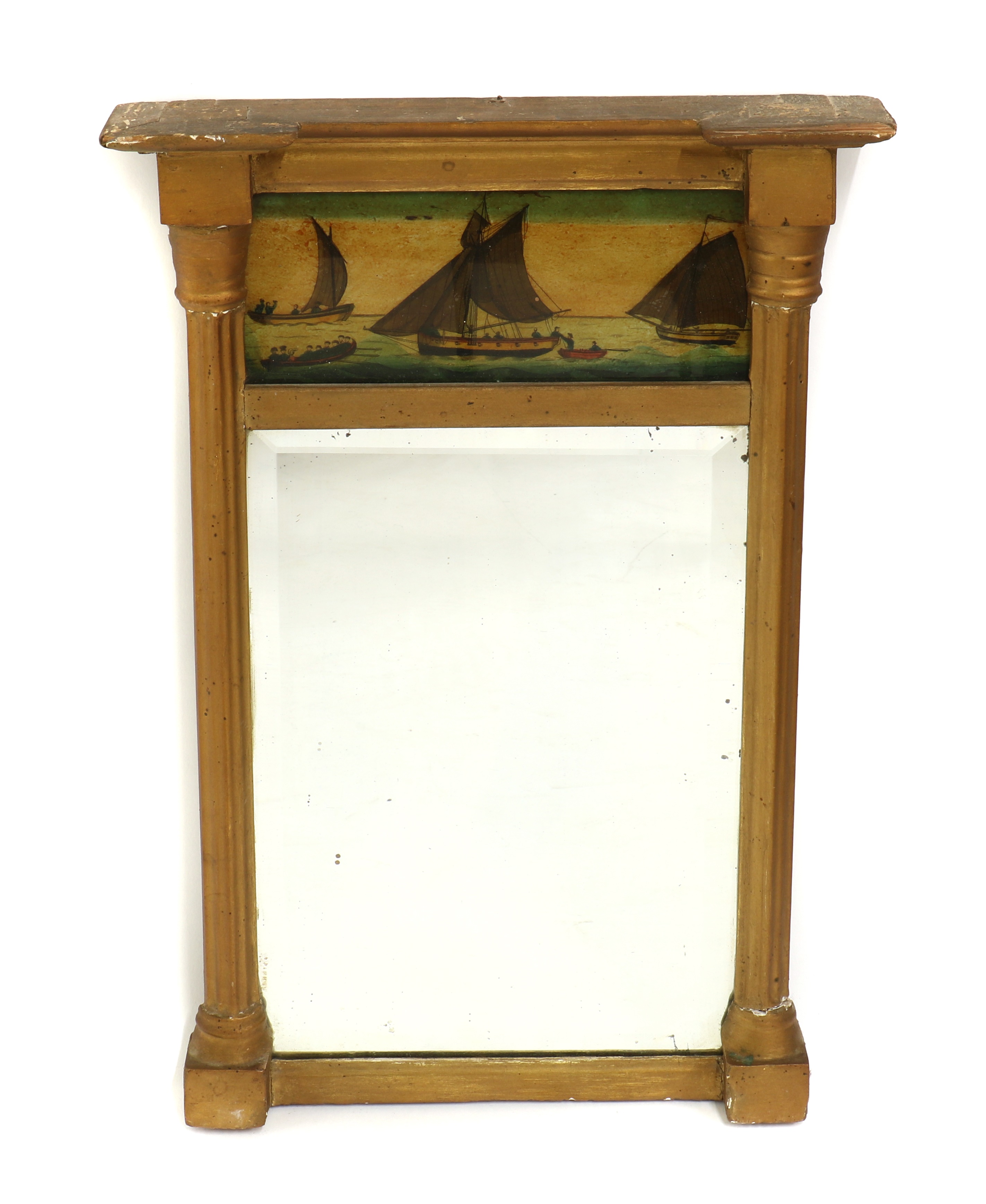 Lot 341 - A Regency gilt framed pier glass