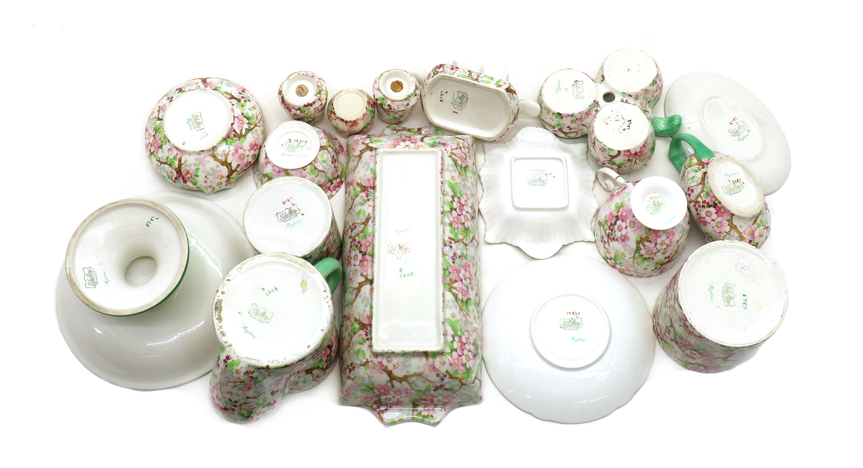 Lot 111 - A collection Shelley 'Maytime' pattern wares