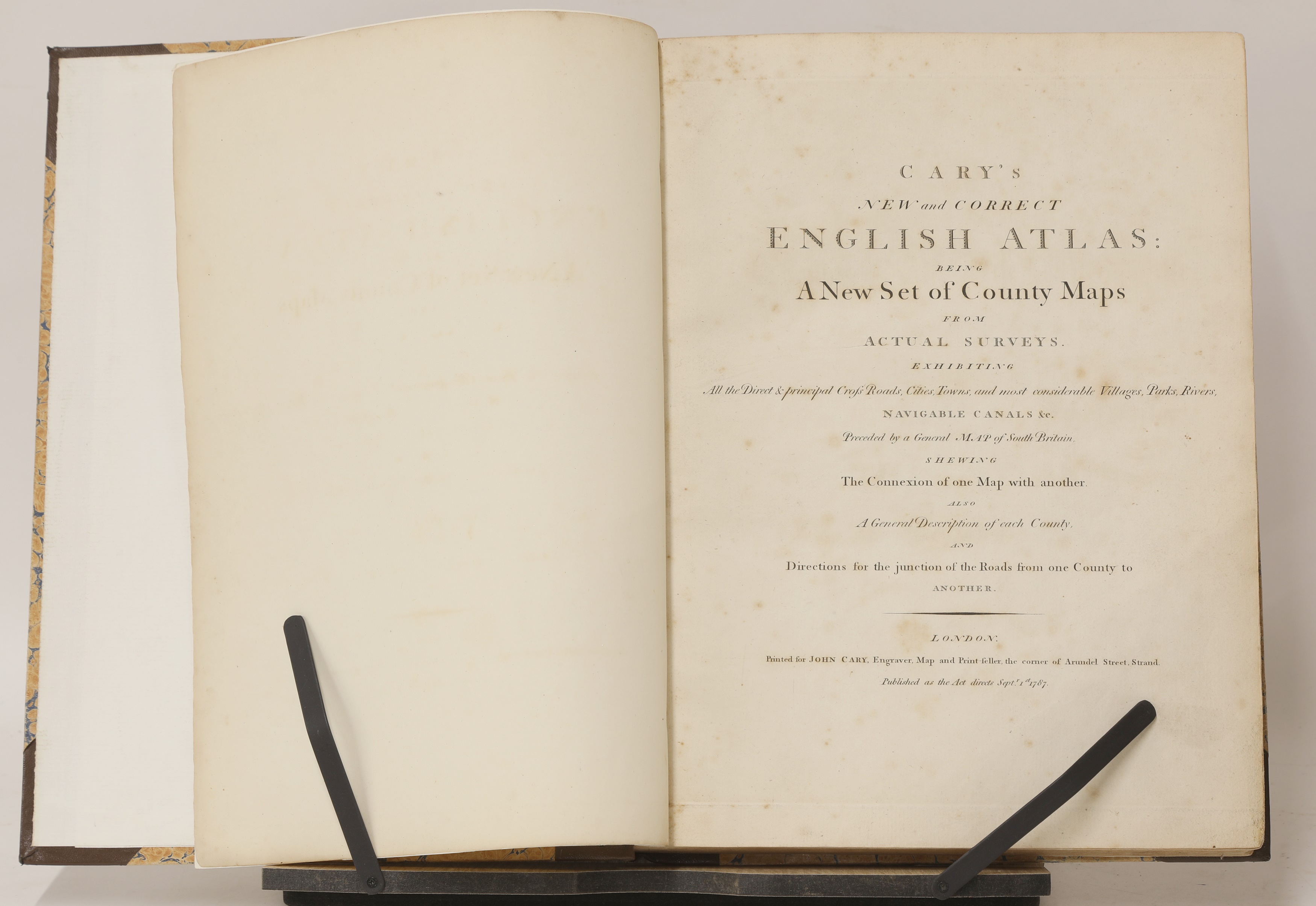 Lot 148 - CARY'S NEW AND CORRECT ENGLISH ATLAS: