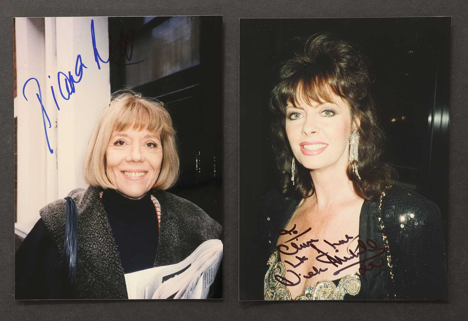 Lot 425 - AUTOGRAPHED UNIQUE PHOTOS (Female Actresses,