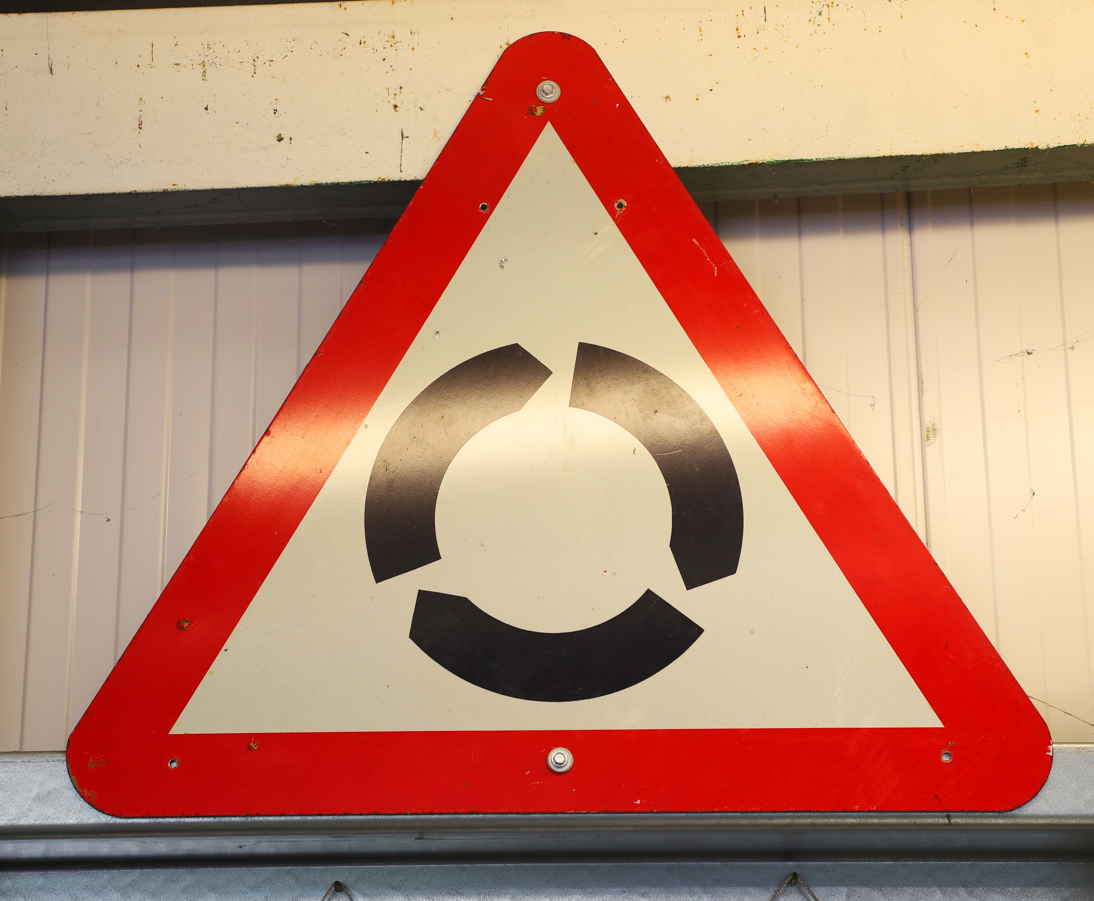 Lot 20 - A Shell enamel advertising sign,