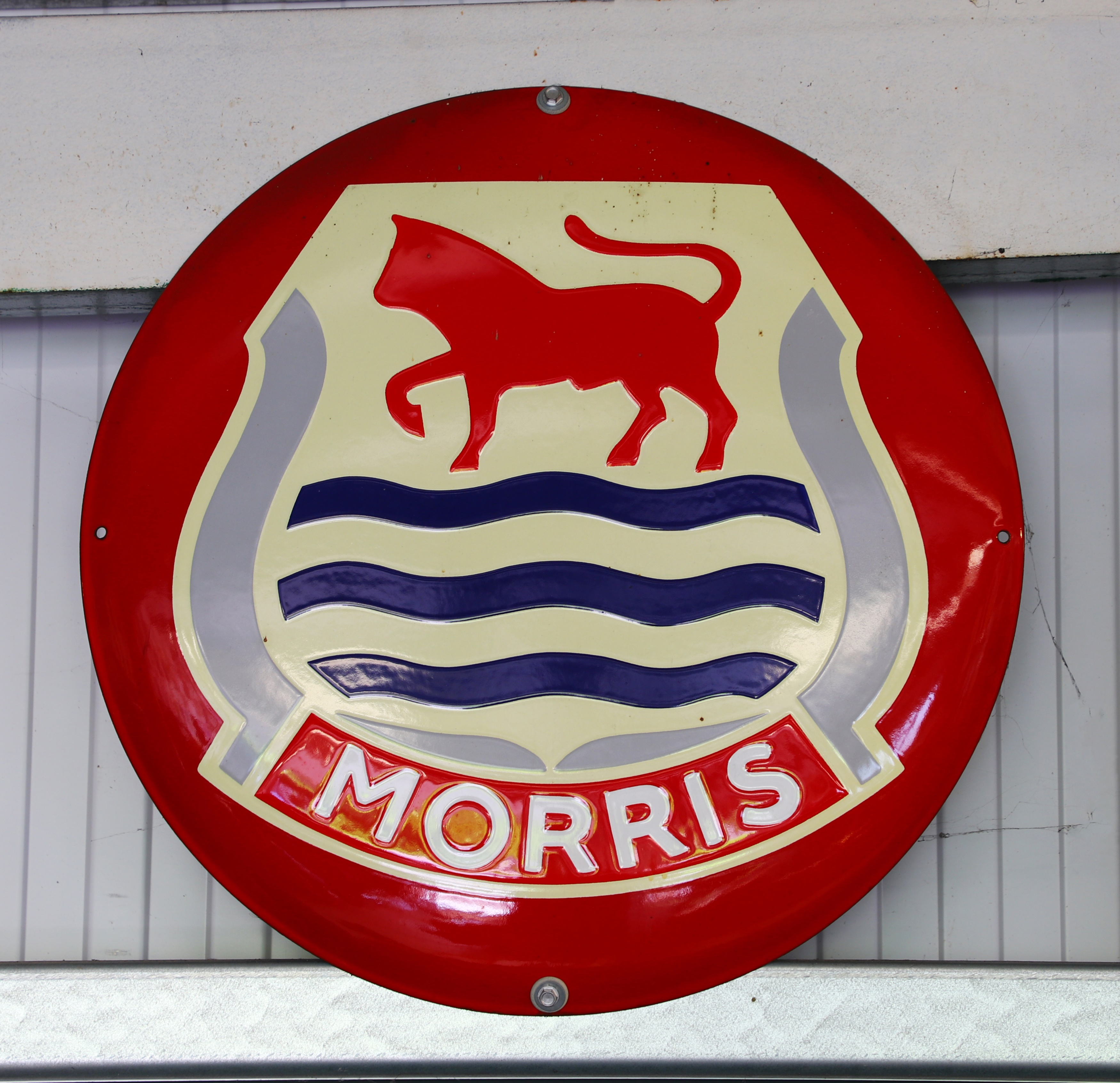 Lot 20 - A Shell enamel advertising sign,