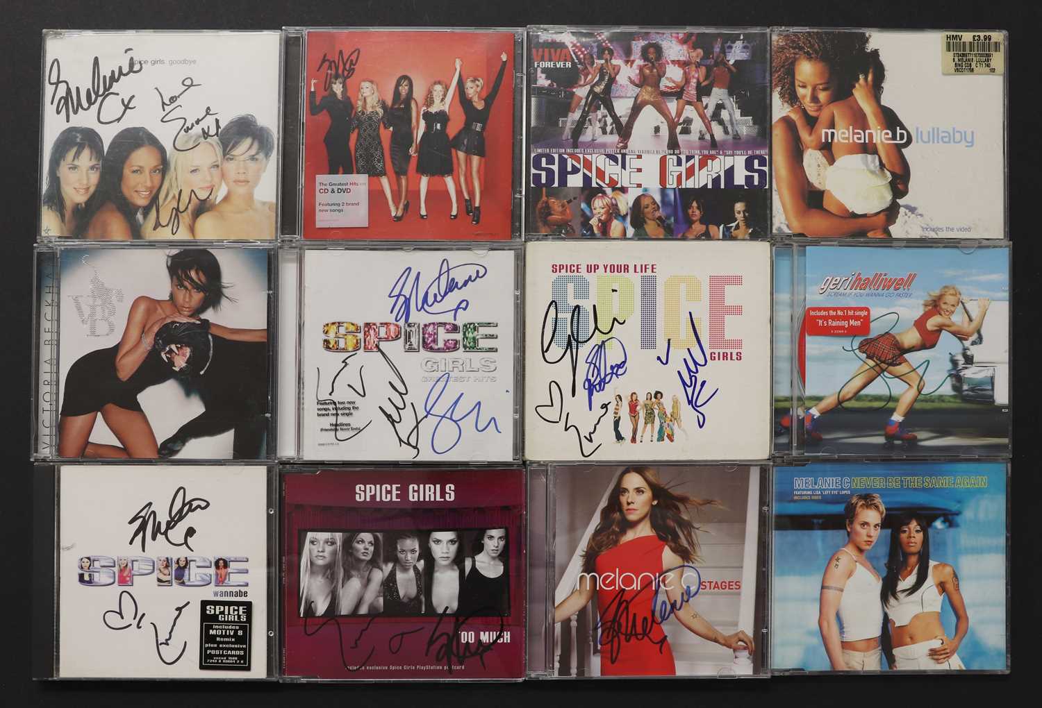 Lot 317 - A collection of signed Spice Girls
