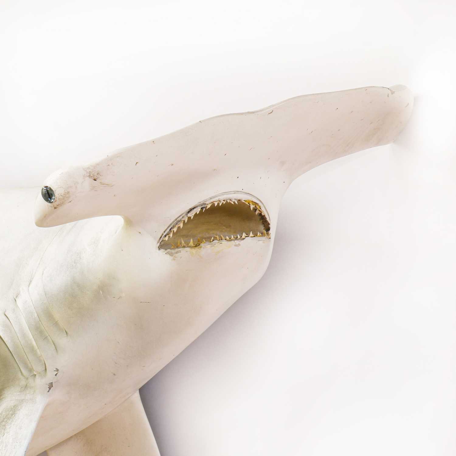 Lot 444 - A life-sized fiberglass model of a