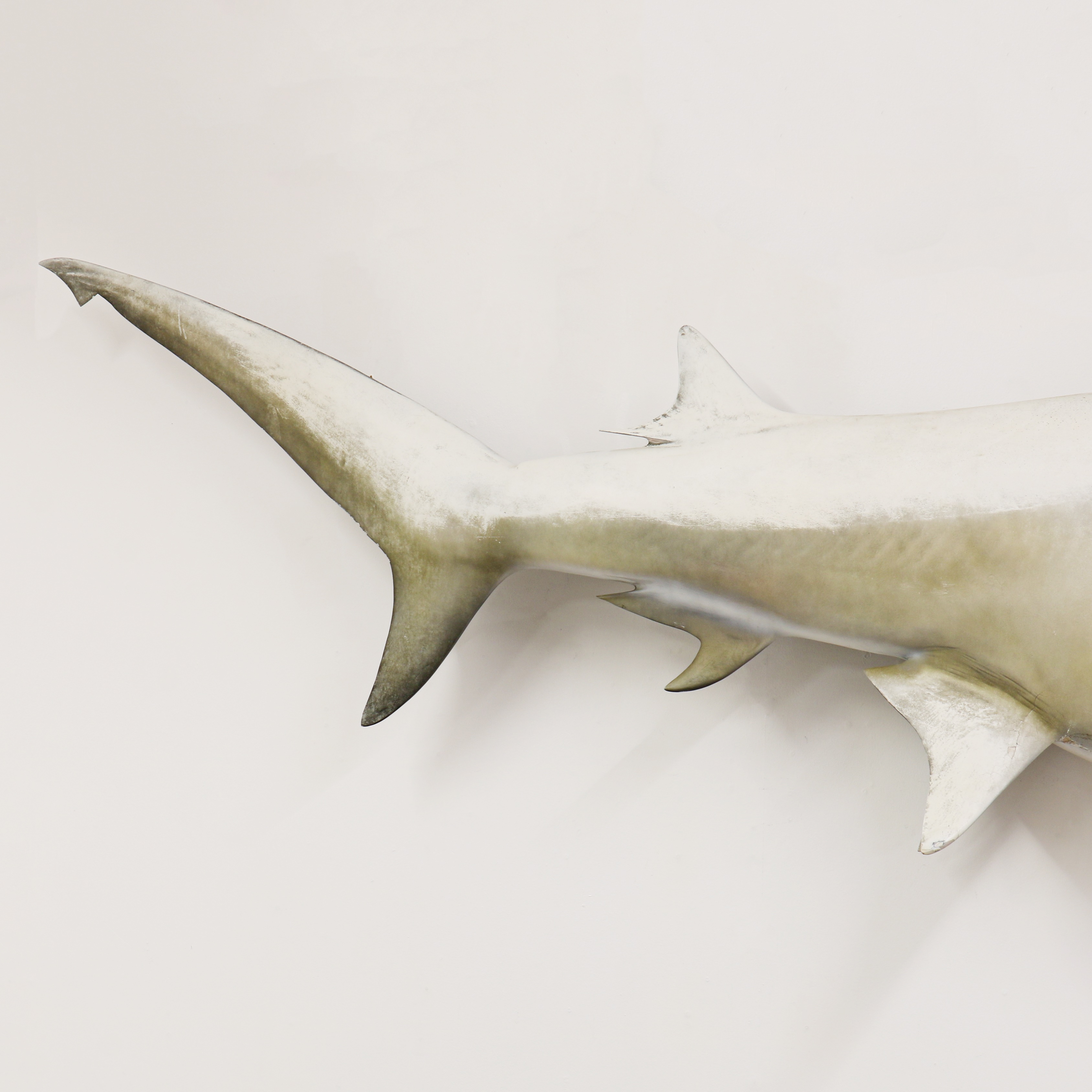 Lot 444 - A life-sized fiberglass model of a