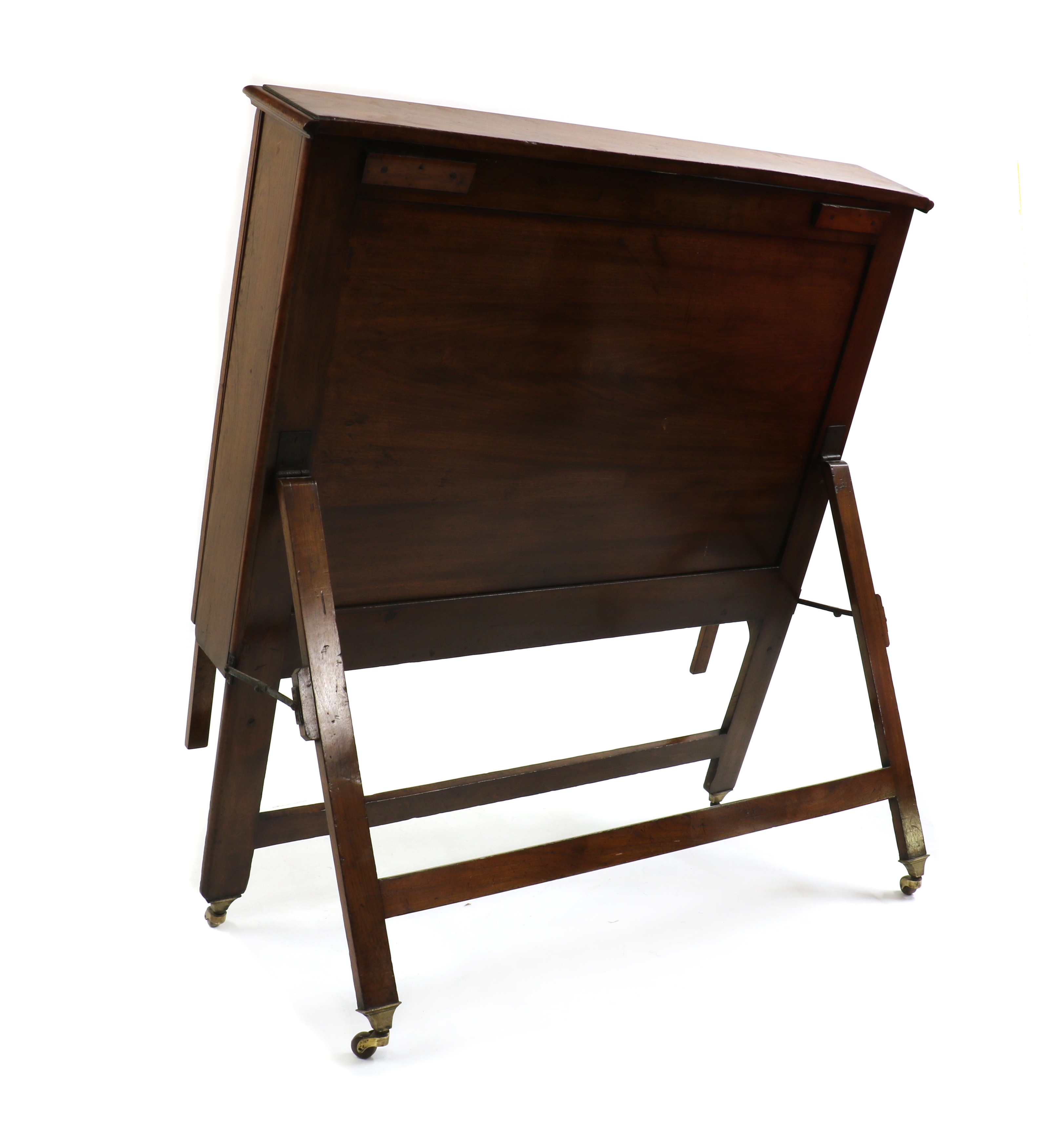 Lot 336 - A Victorian mahogany folio stand,