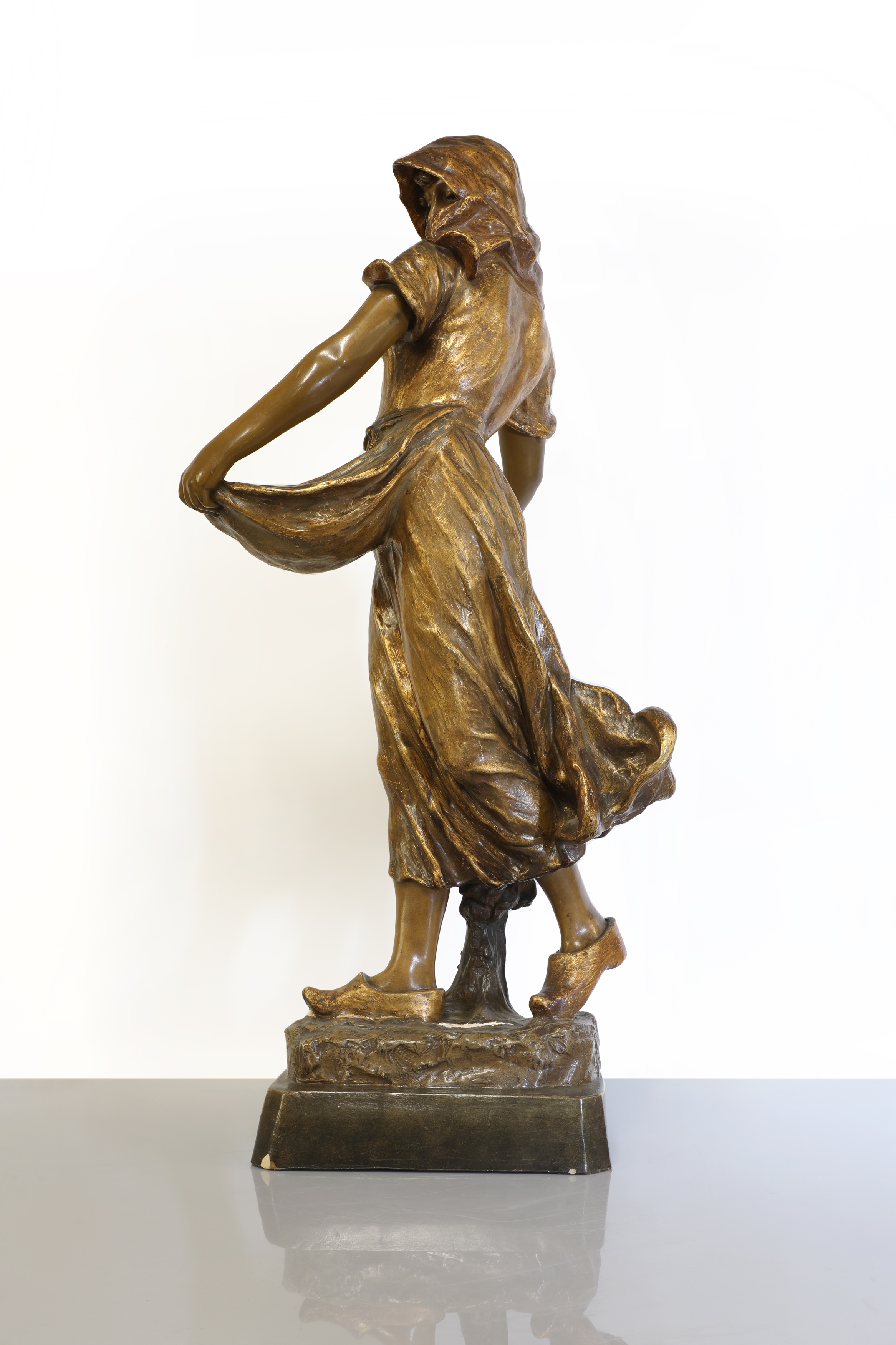 Lot 308 - A Goldscheider Art Nouveau terracotta figure,