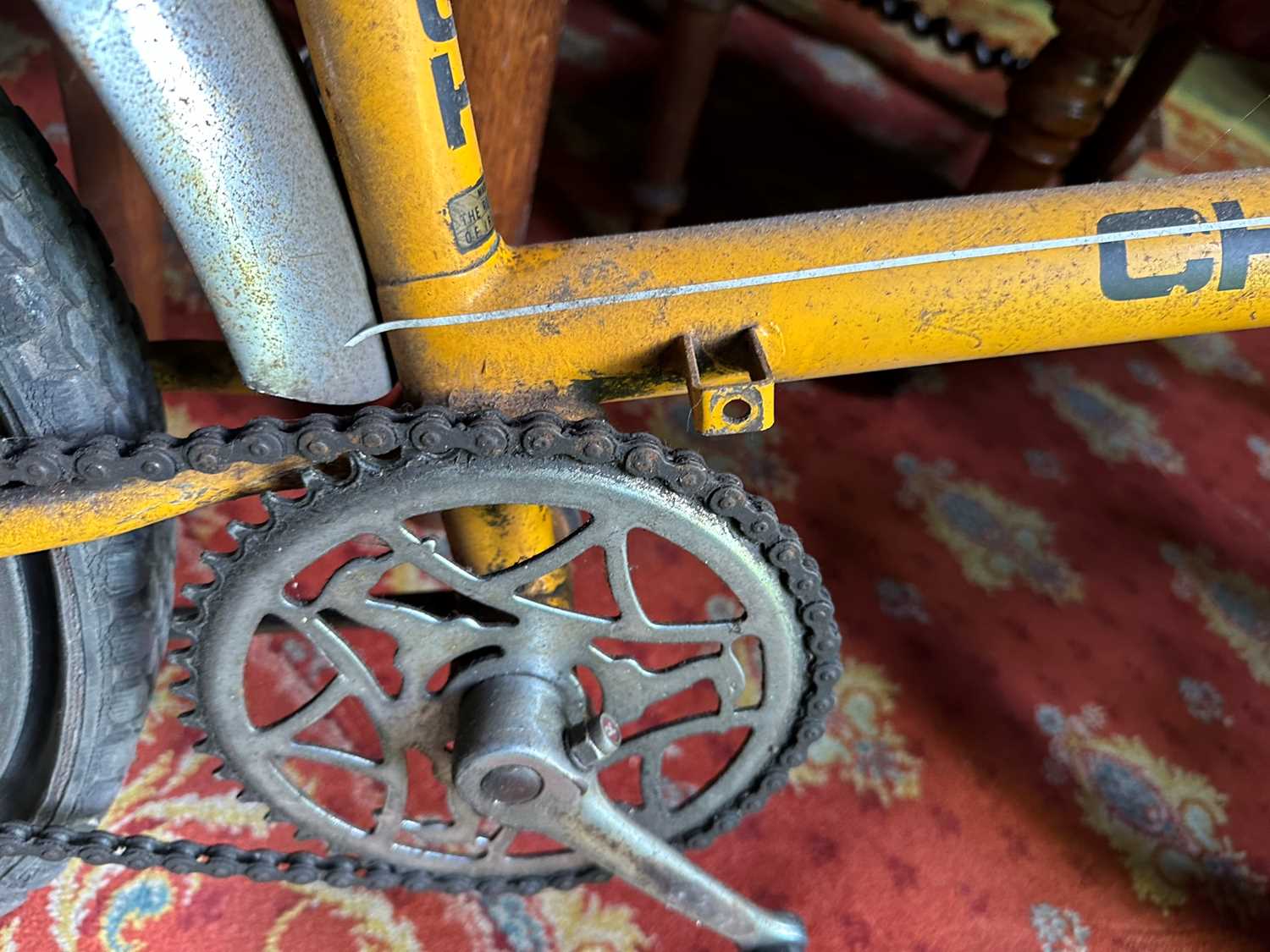 Lot 436 - A MK1 Raleigh Chopper bicycle,