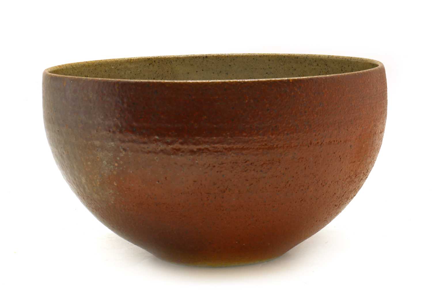 Lot 156 - A salt glazed studio pottery bowl,