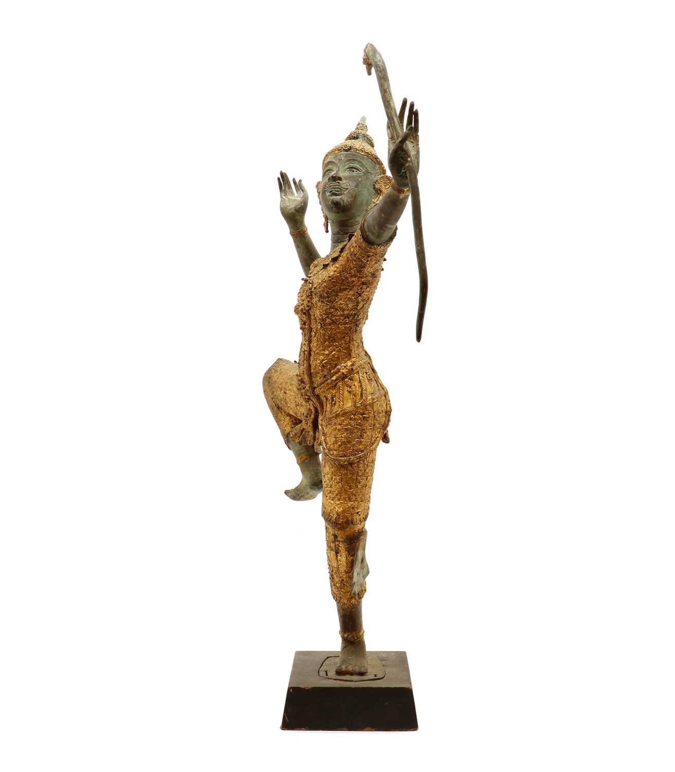 Lot 175 - A large Thai bronze figure,