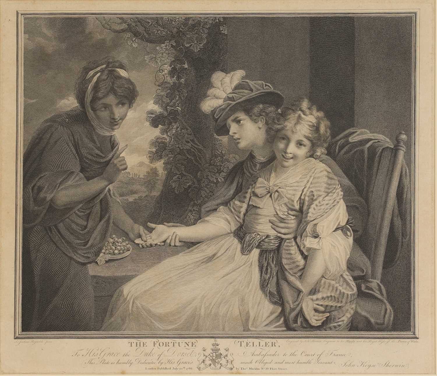 Lot 330 - ☘ John Keyse Sherwin, after Sir Joshua