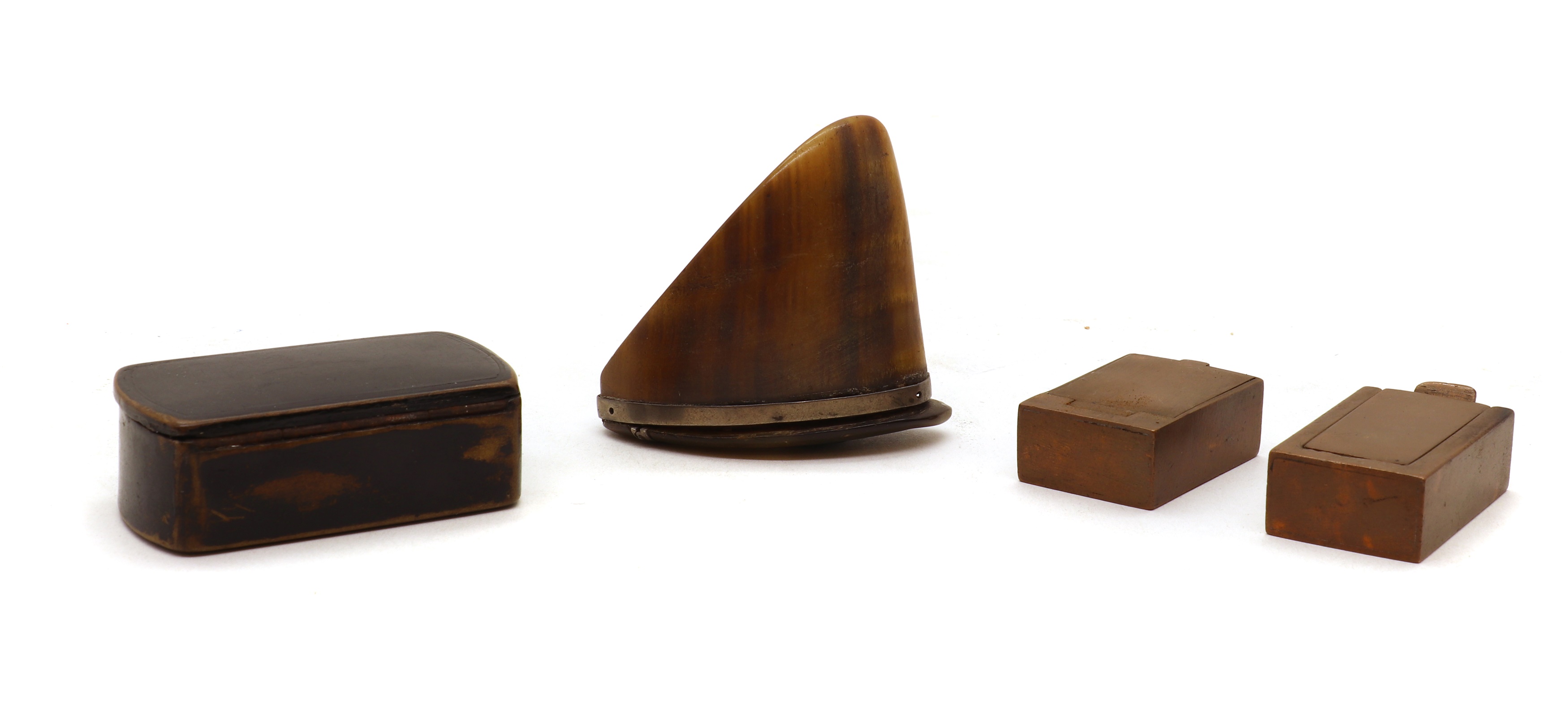 Lot 331 - Four snuff boxes,