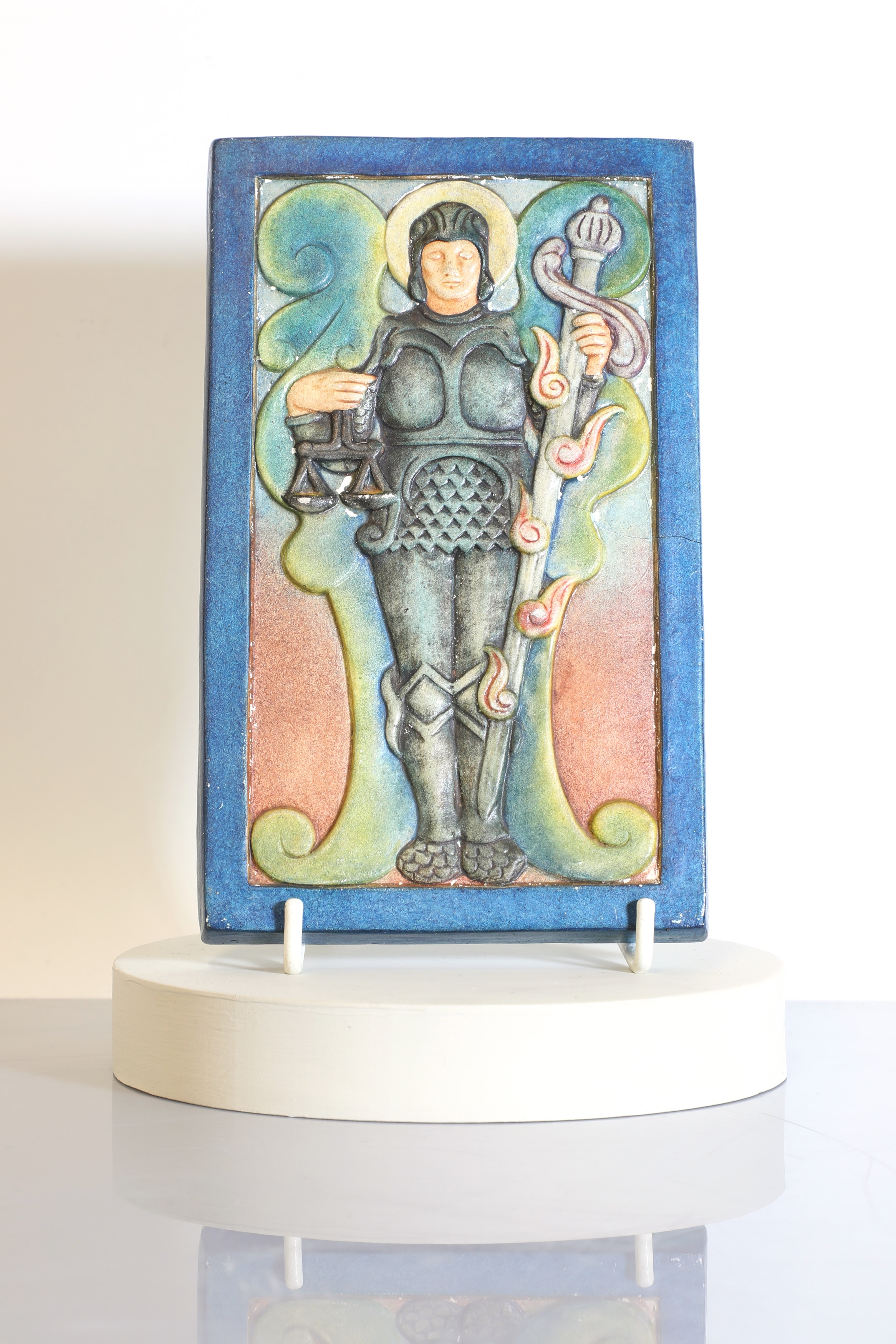 Lot 59 - A Compton Pottery low-relief plaque,