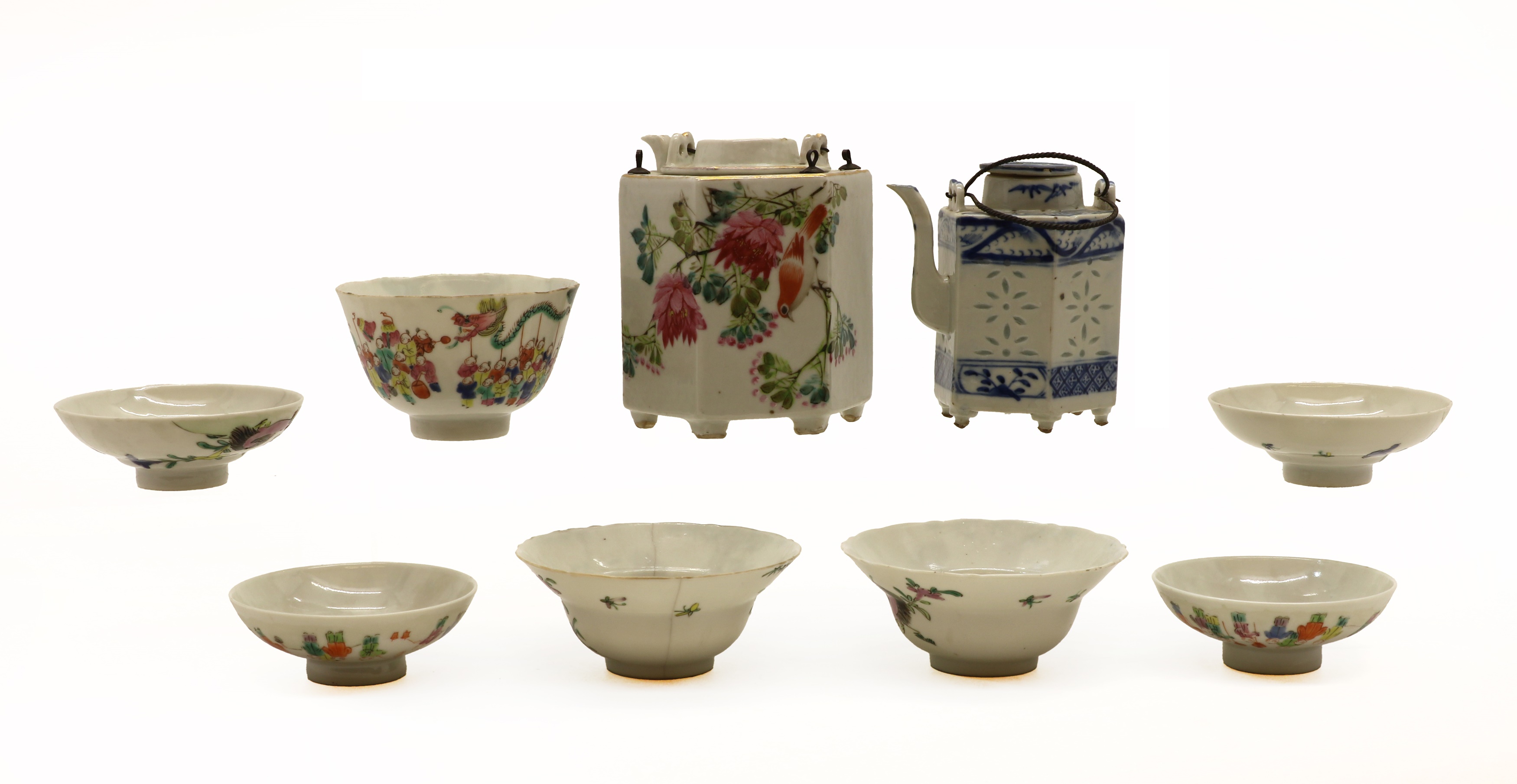 Lot 178 - Two Chinese teapots,