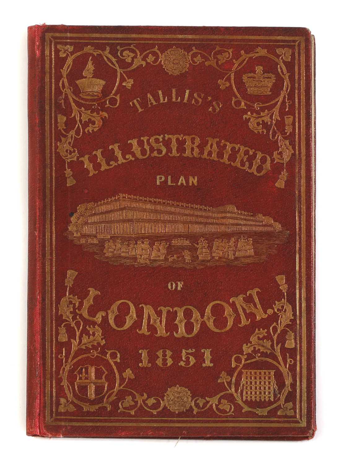 Lot 110 - John Tallis's Illustrated Plan of London and
